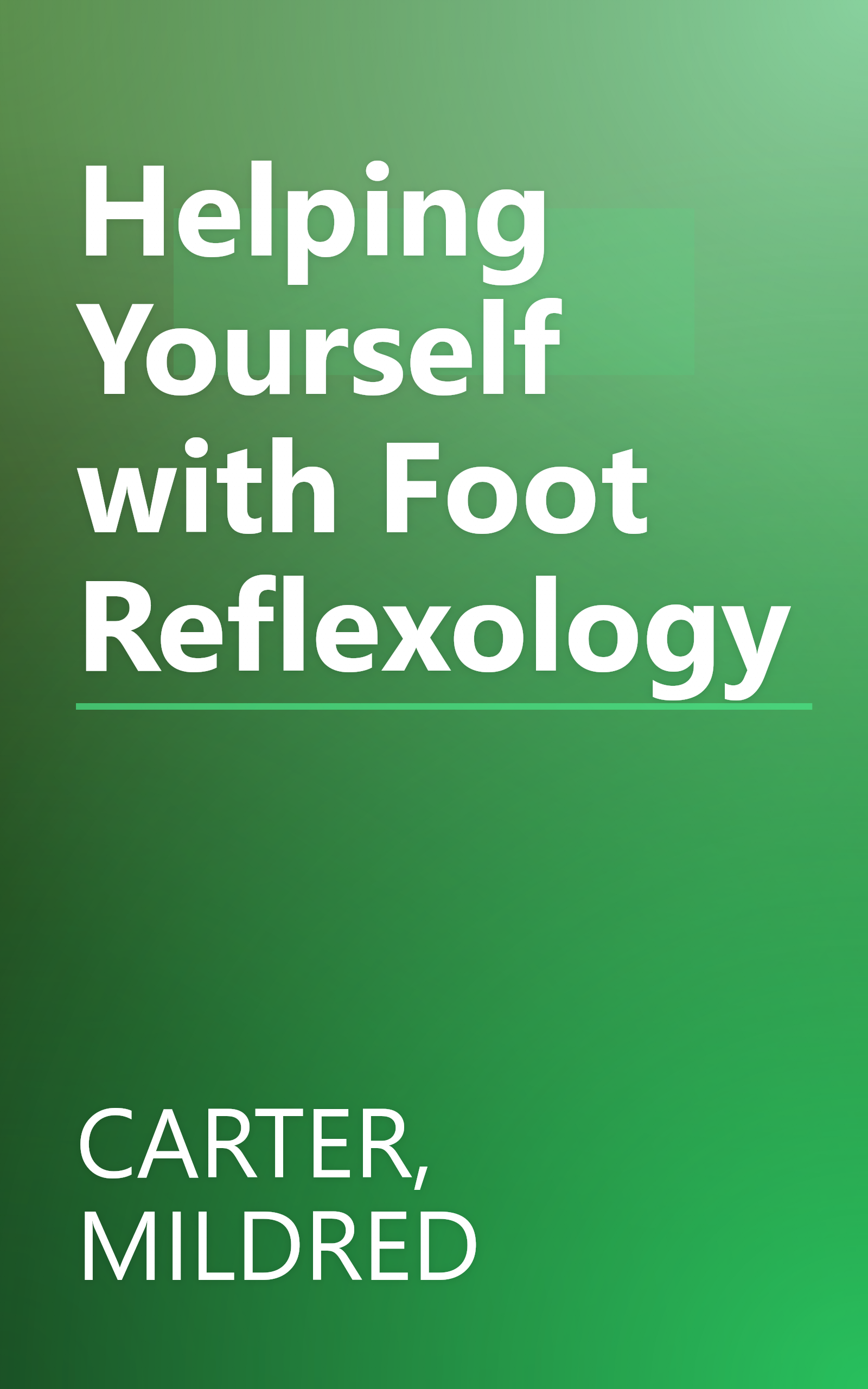 Helping Yourself with Foot Reflexology book cover