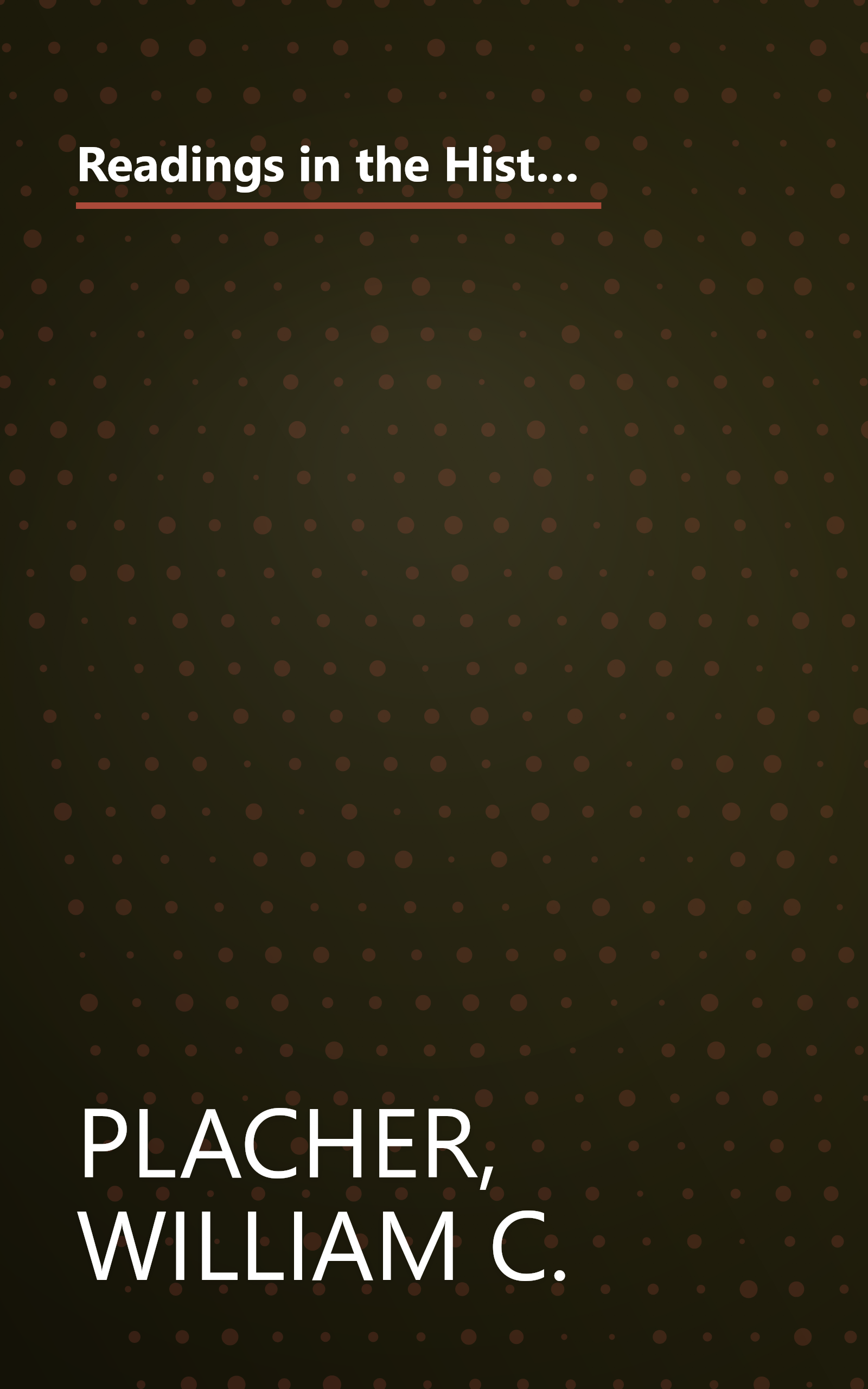 Readings in the History of Christian Theology, Volume 2: From the Reformation to the Present (Readings in the History of Christian Theology Vol. II) book cover