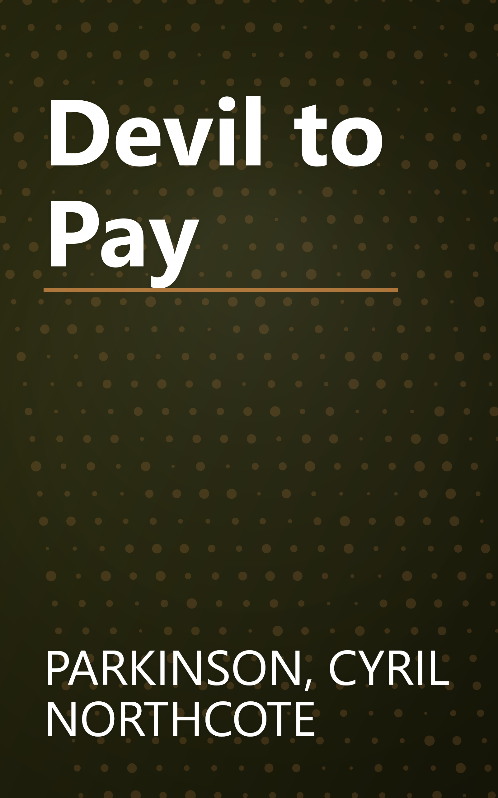 Devil to Pay book cover