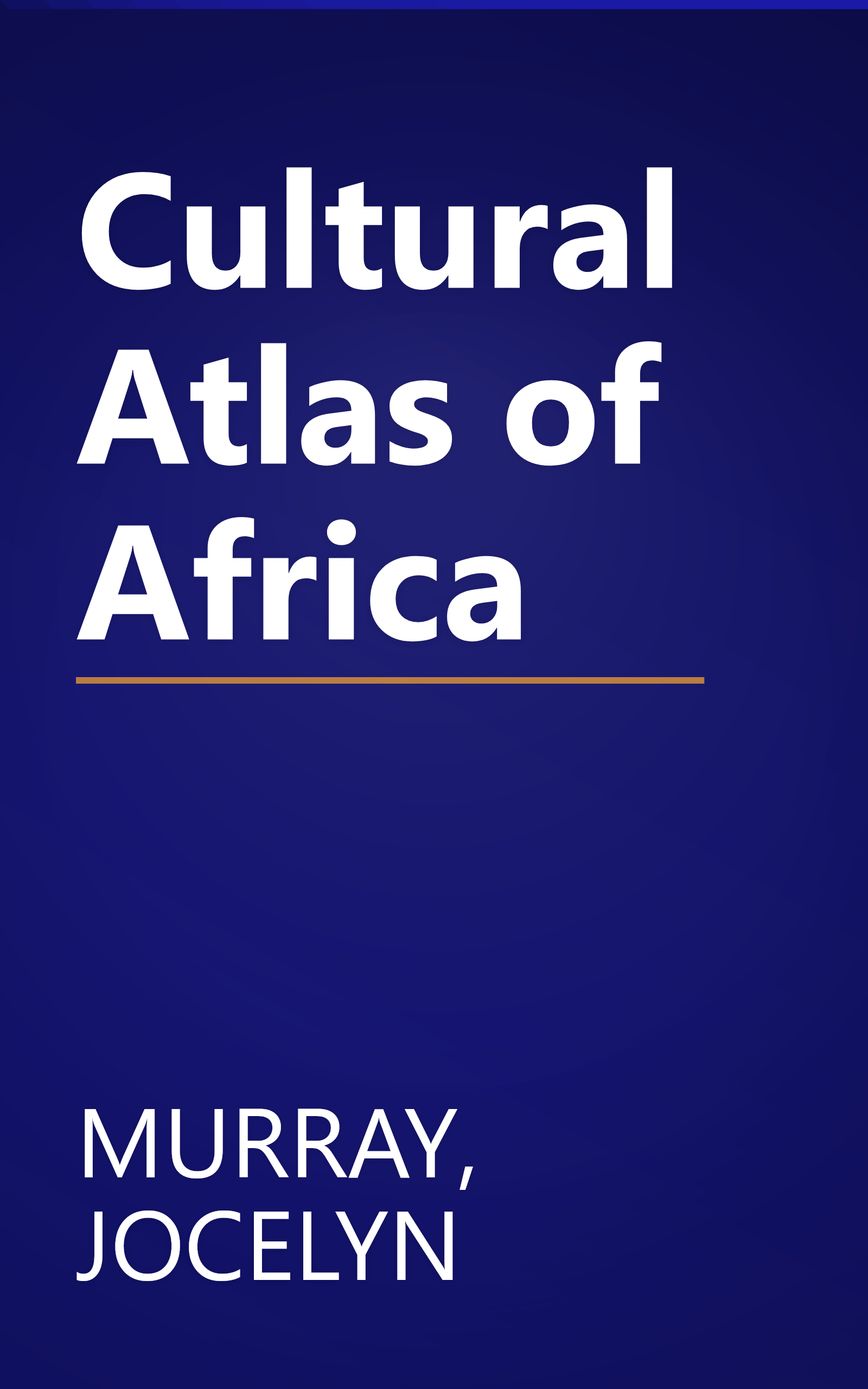 Cultural Atlas of Africa book cover