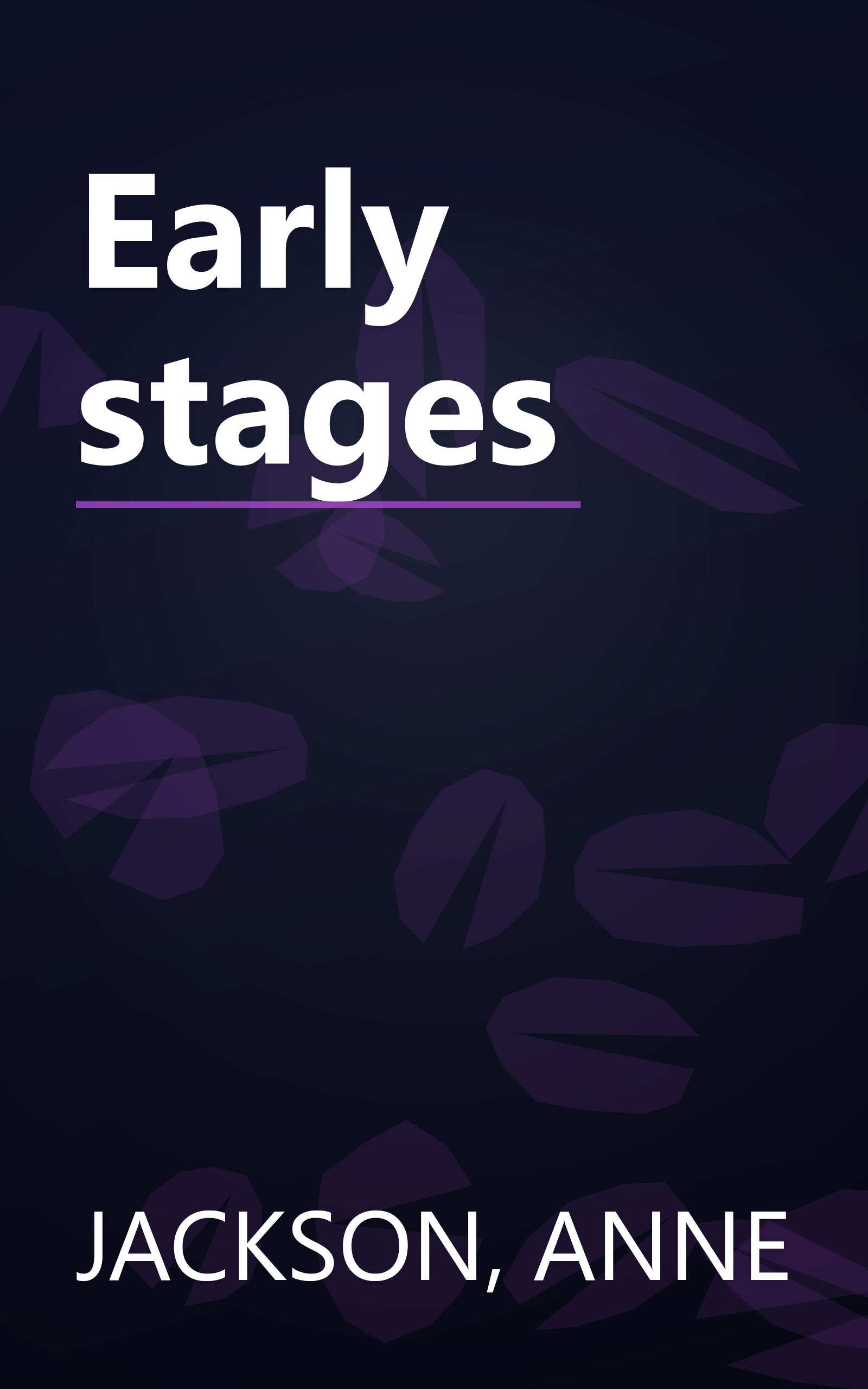 Early stages book cover