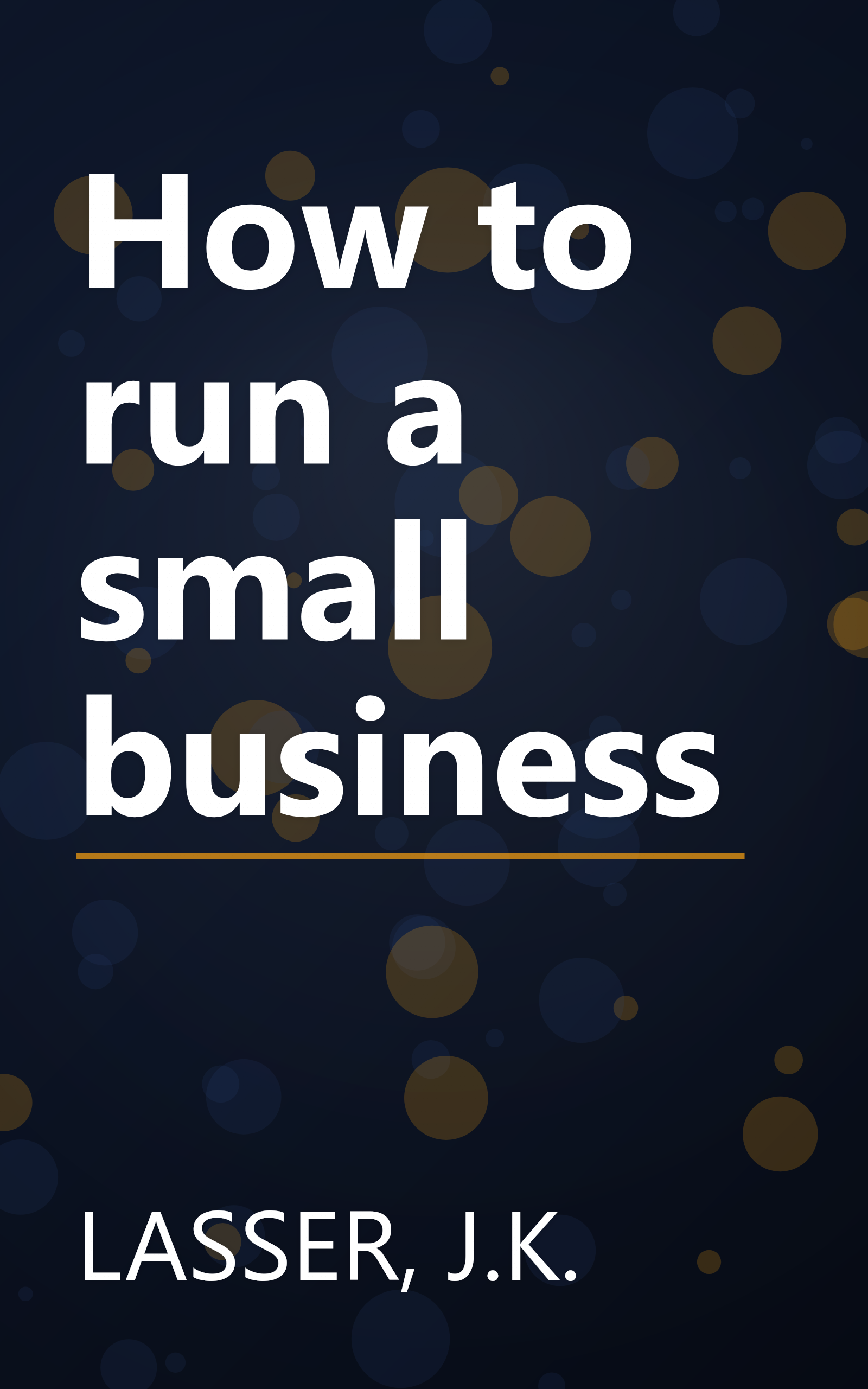 How to run a small business book cover
