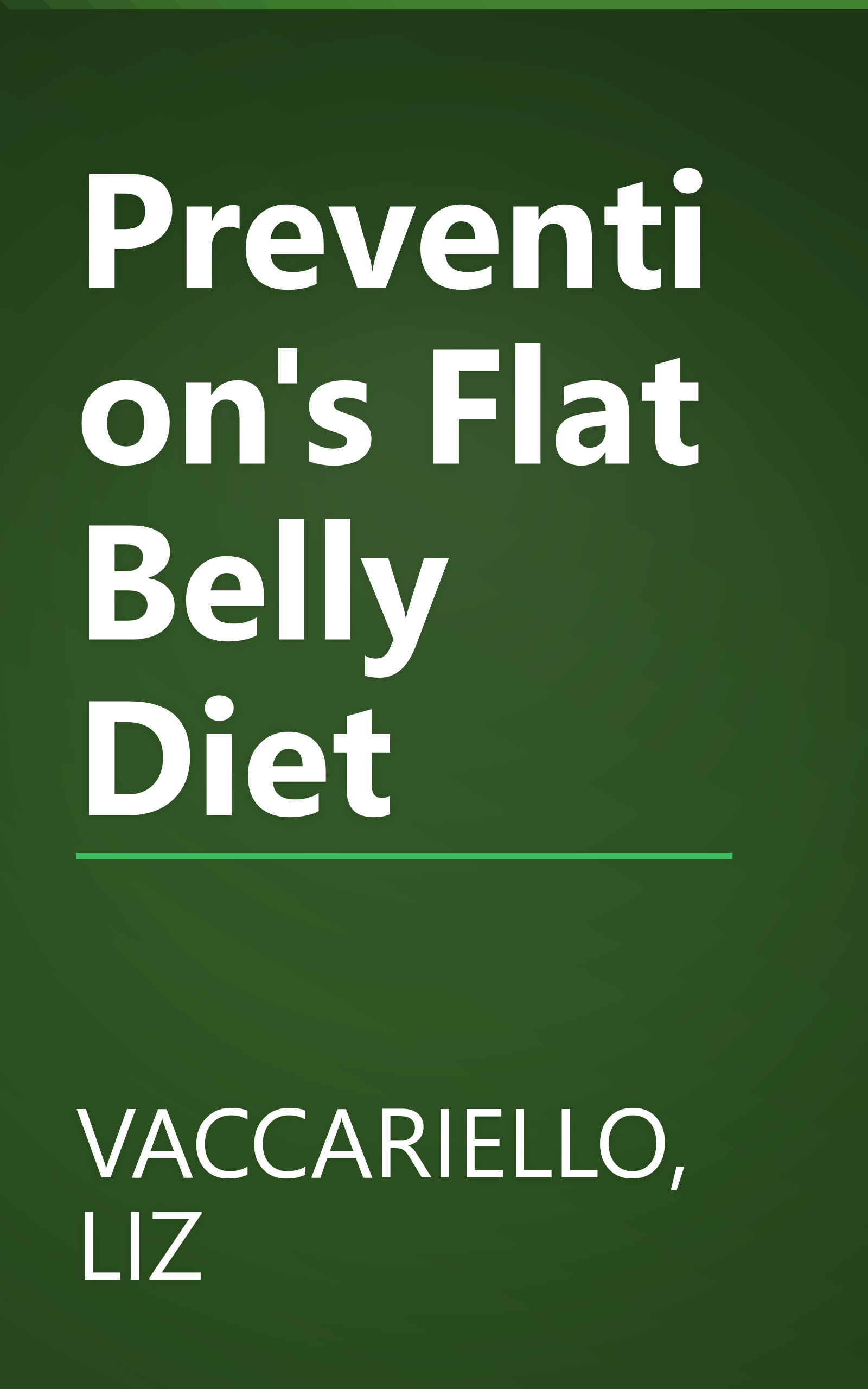 Prevention's Flat Belly Diet book cover