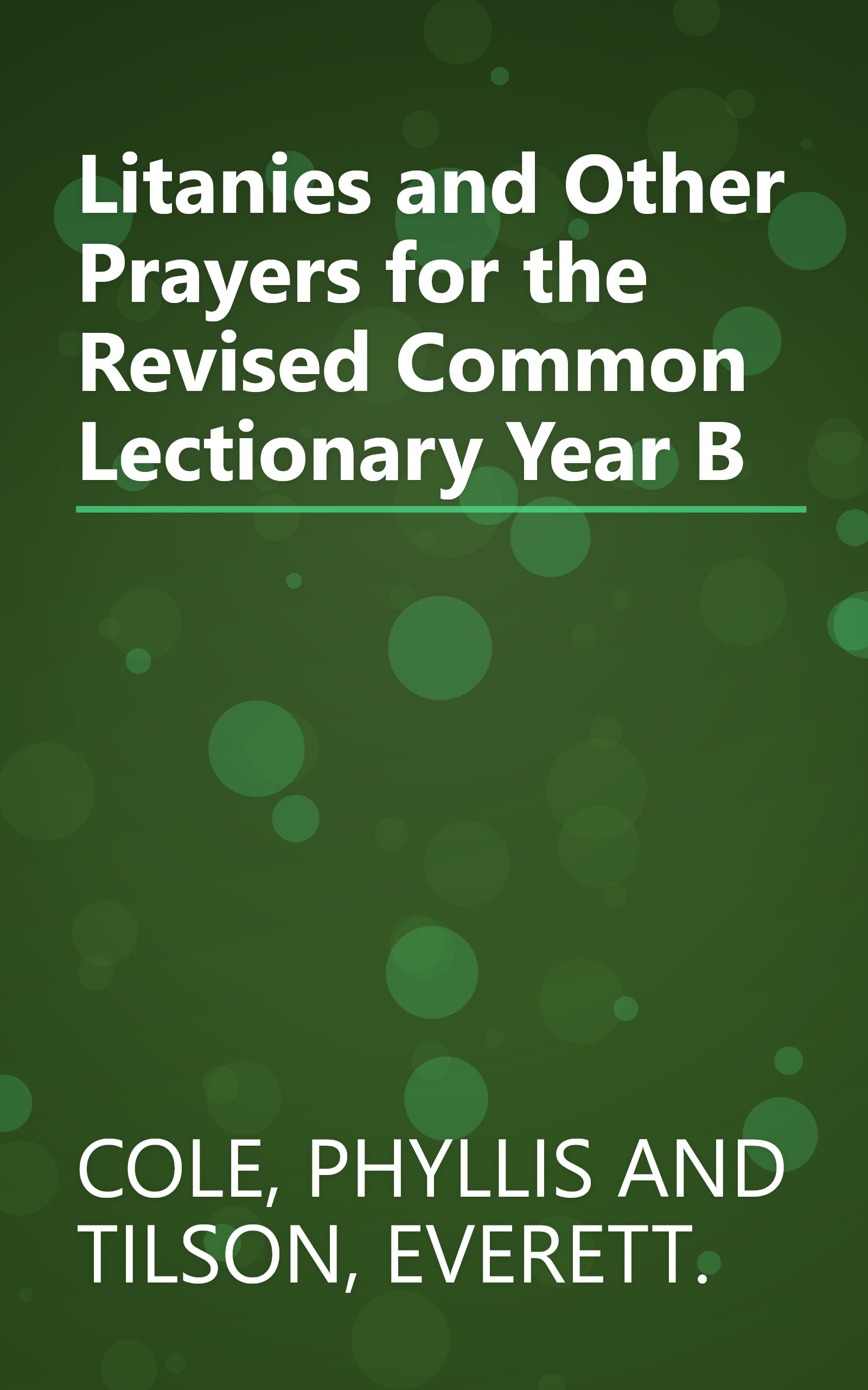 Litanies and Other Prayers for the Revised Common Lectionary Year B book cover