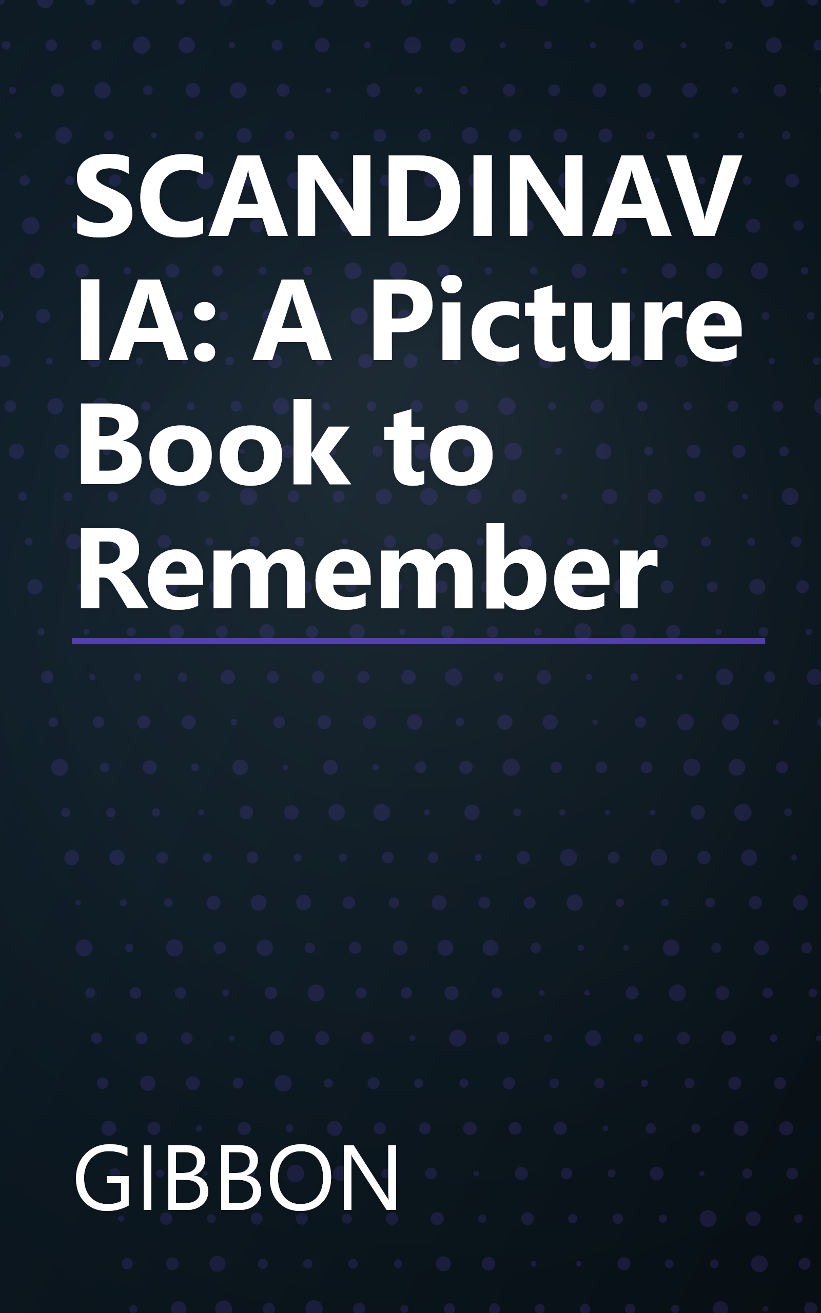 SCANDINAVIA: A Picture Book to Remember book cover