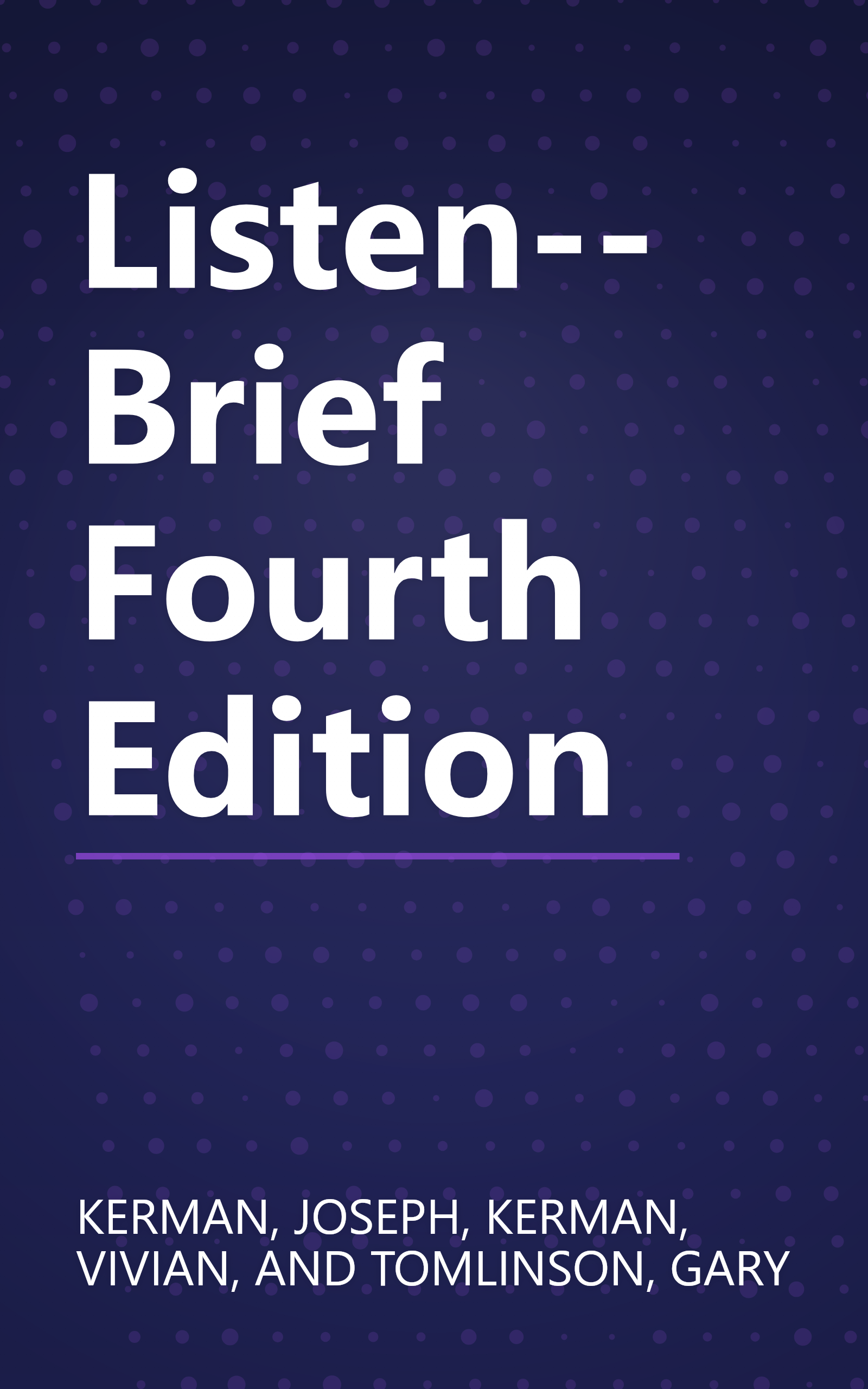 Listen-- Brief Fourth Edition book cover