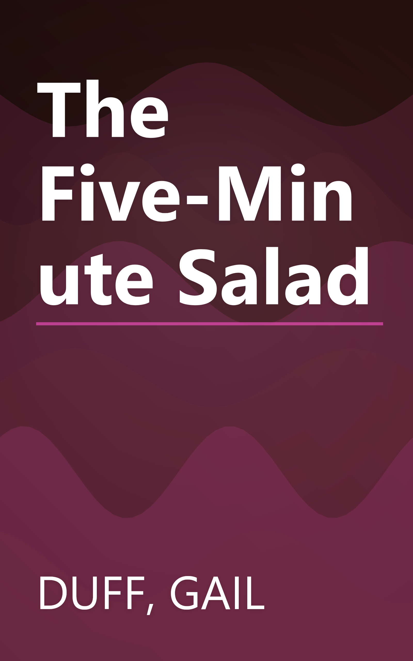 The Five-Minute Salad book cover