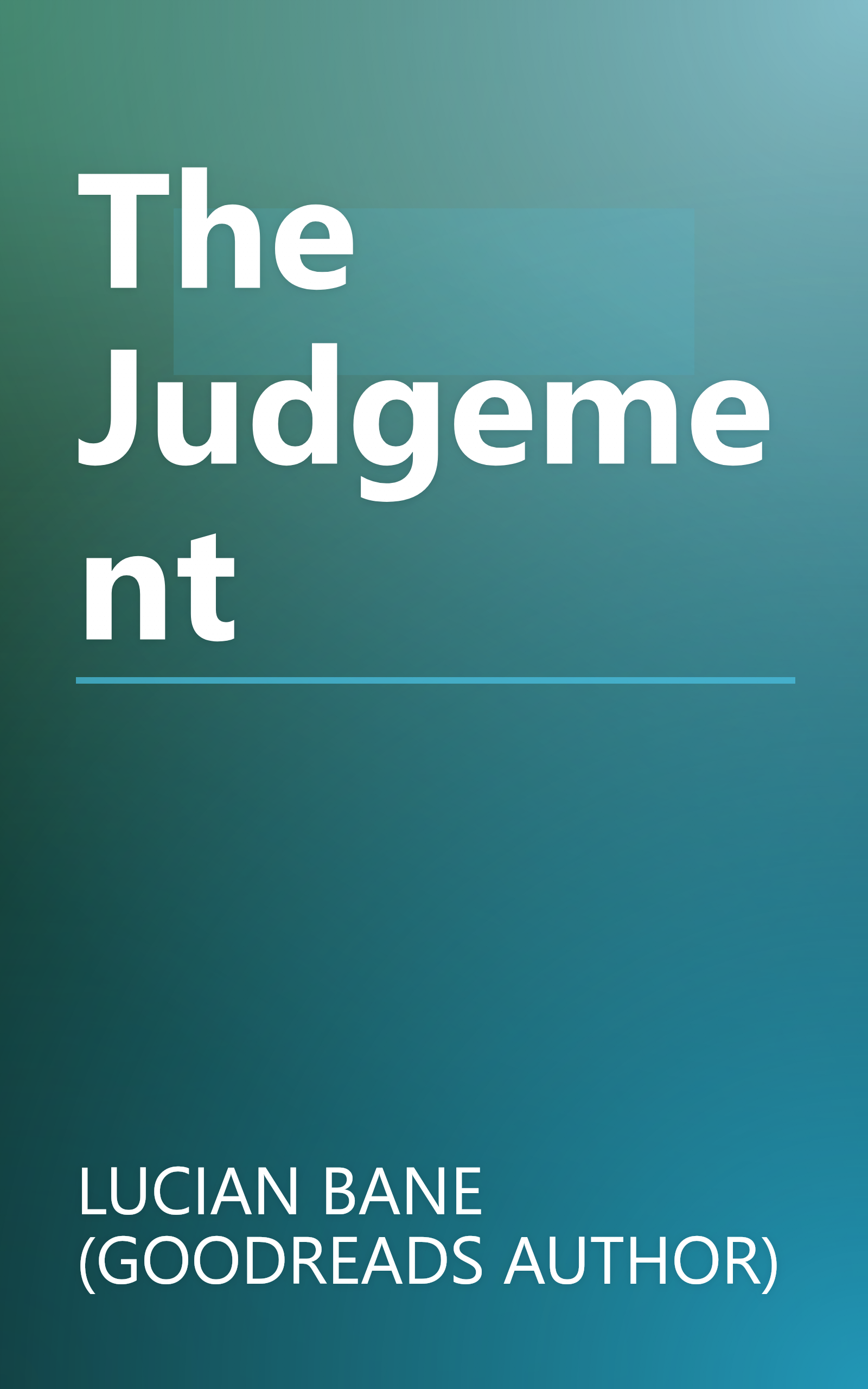 The Judgement book cover