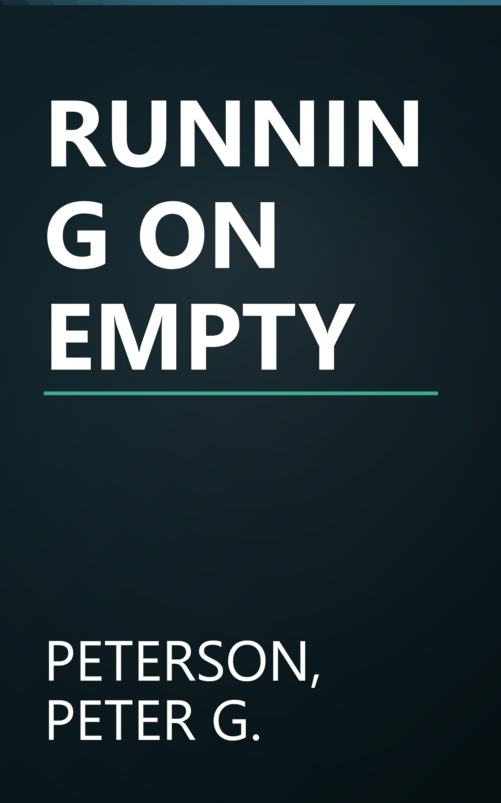 RUNNING ON EMPTY book cover