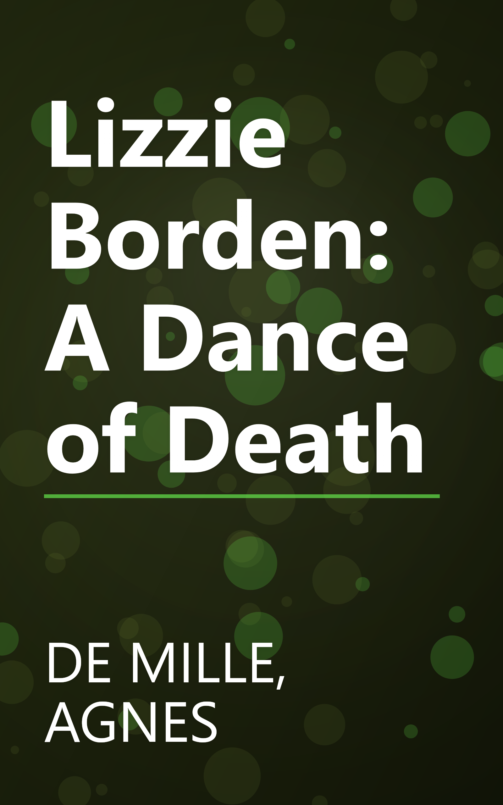 Lizzie Borden:  A Dance of Death book cover
