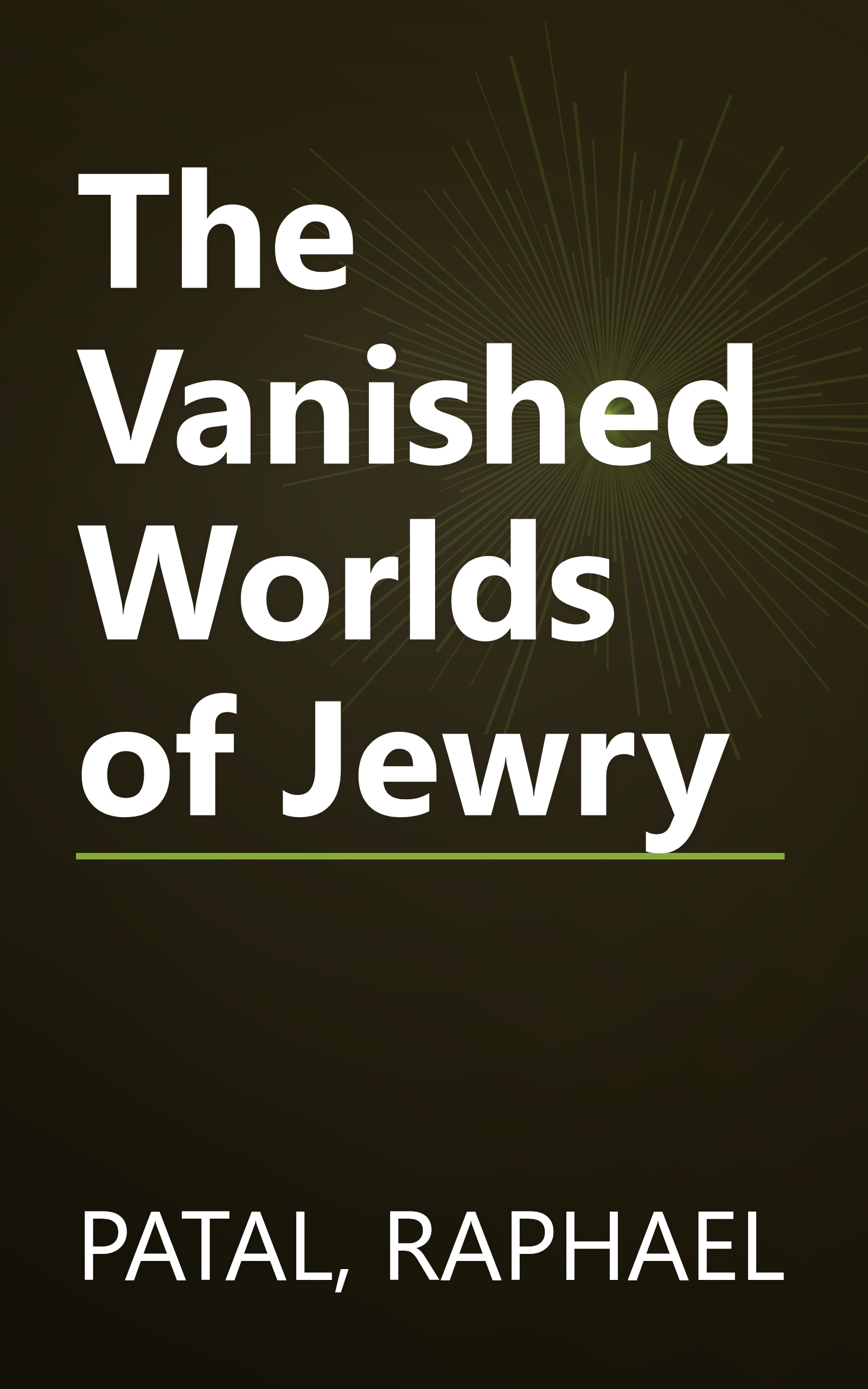 The Vanished Worlds of Jewry book cover