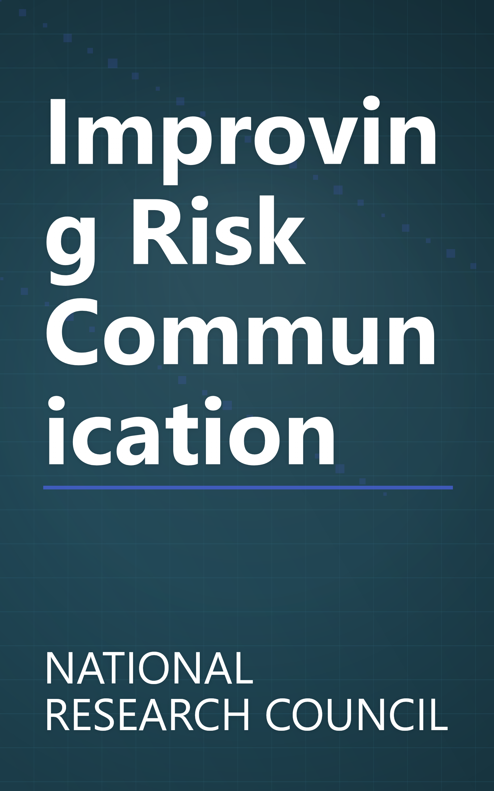 Improving Risk Communication book cover