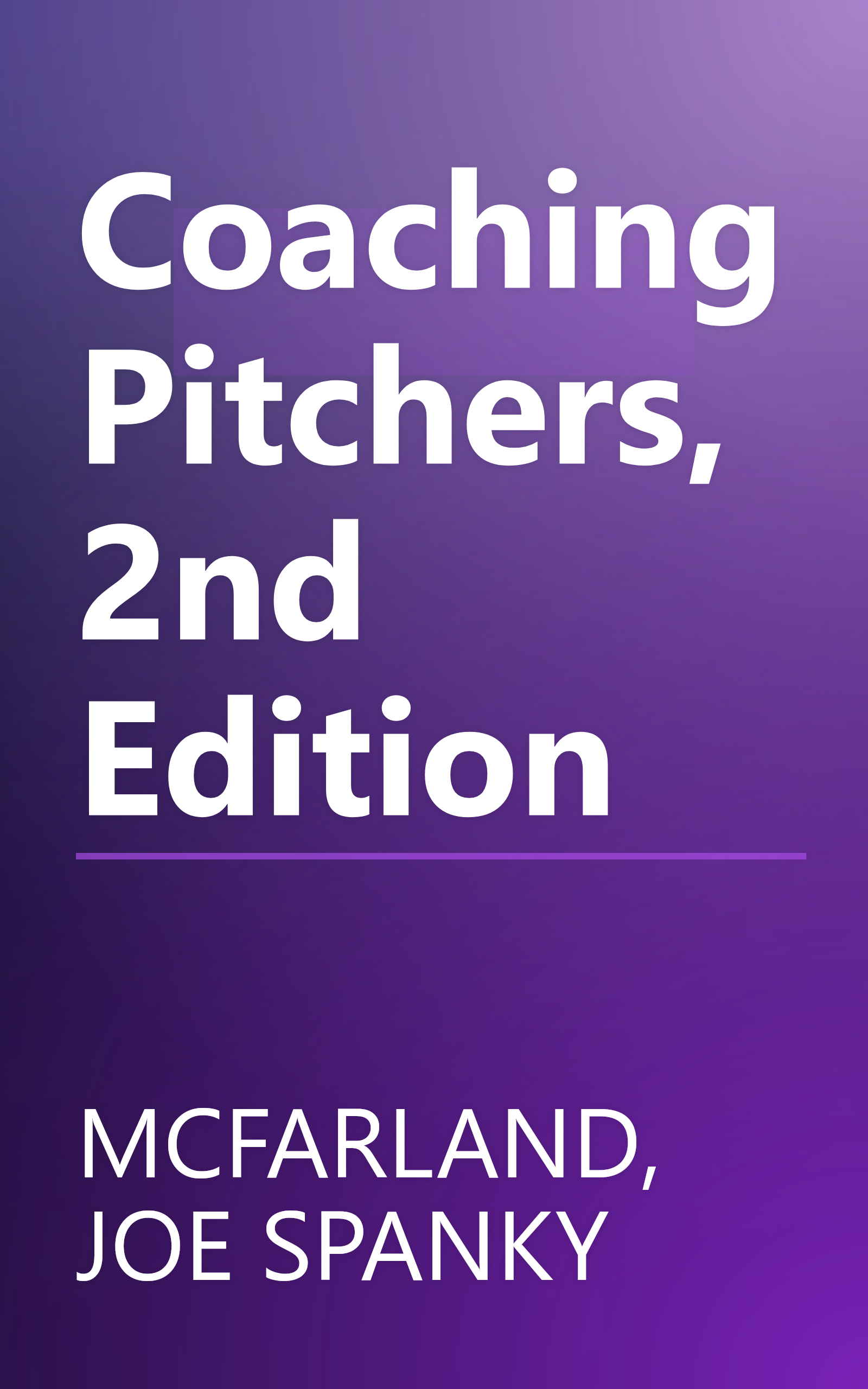 Coaching Pitchers, 2nd Edition book cover