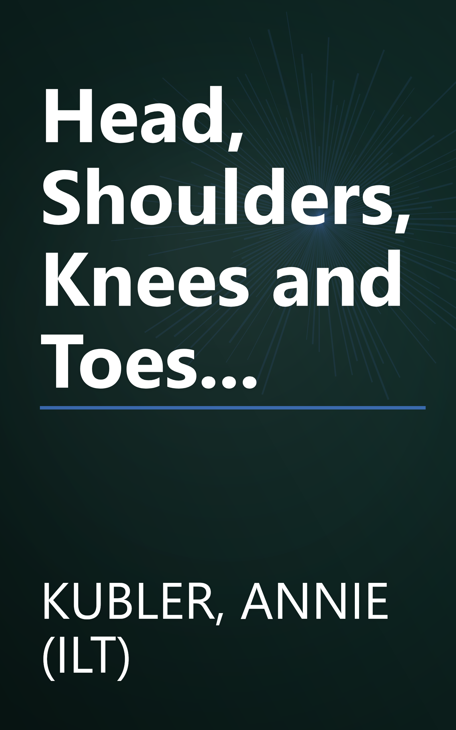 Head, Shoulders, Knees and Toes... book cover