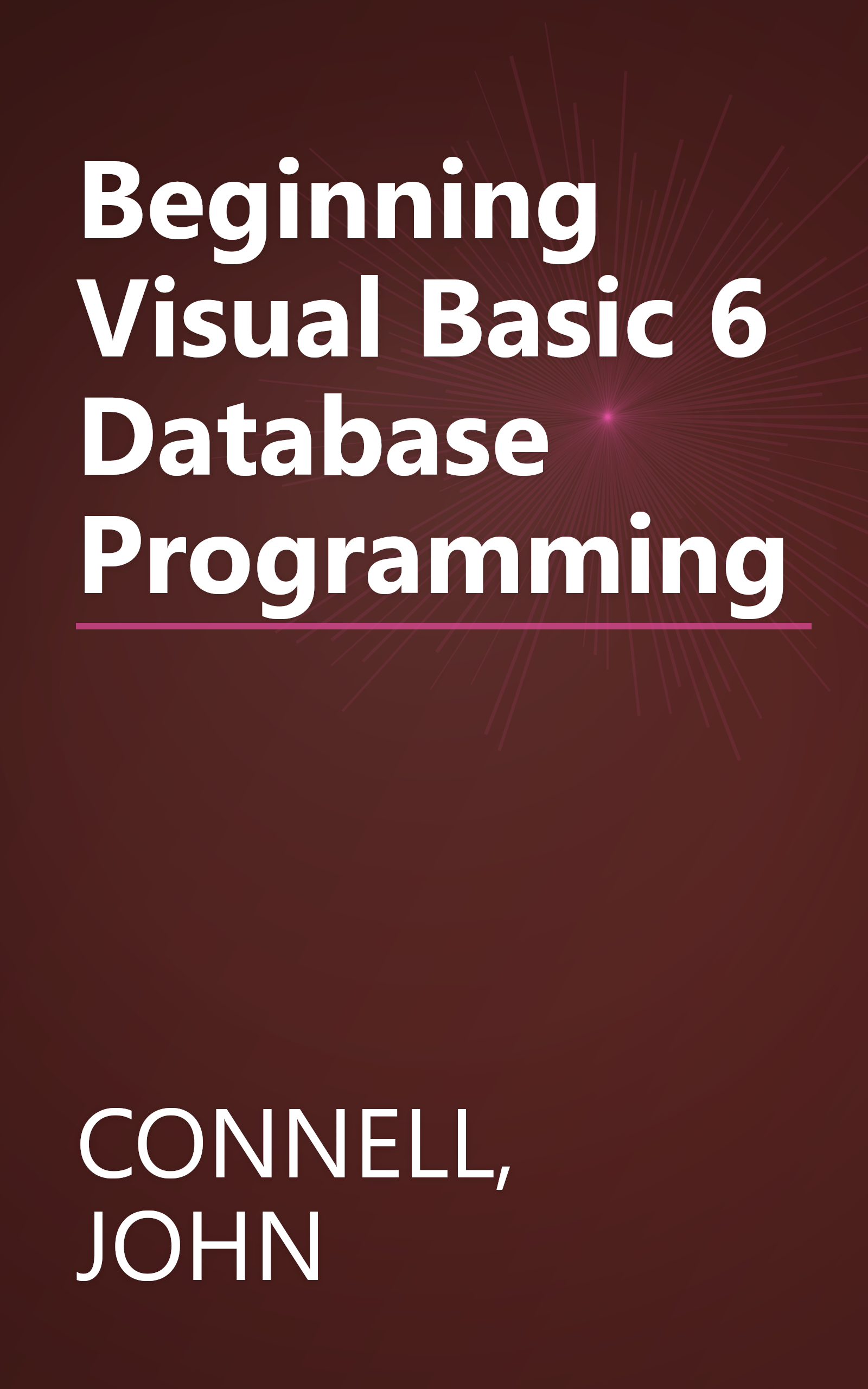 Beginning Visual Basic 6 Database Programming book cover