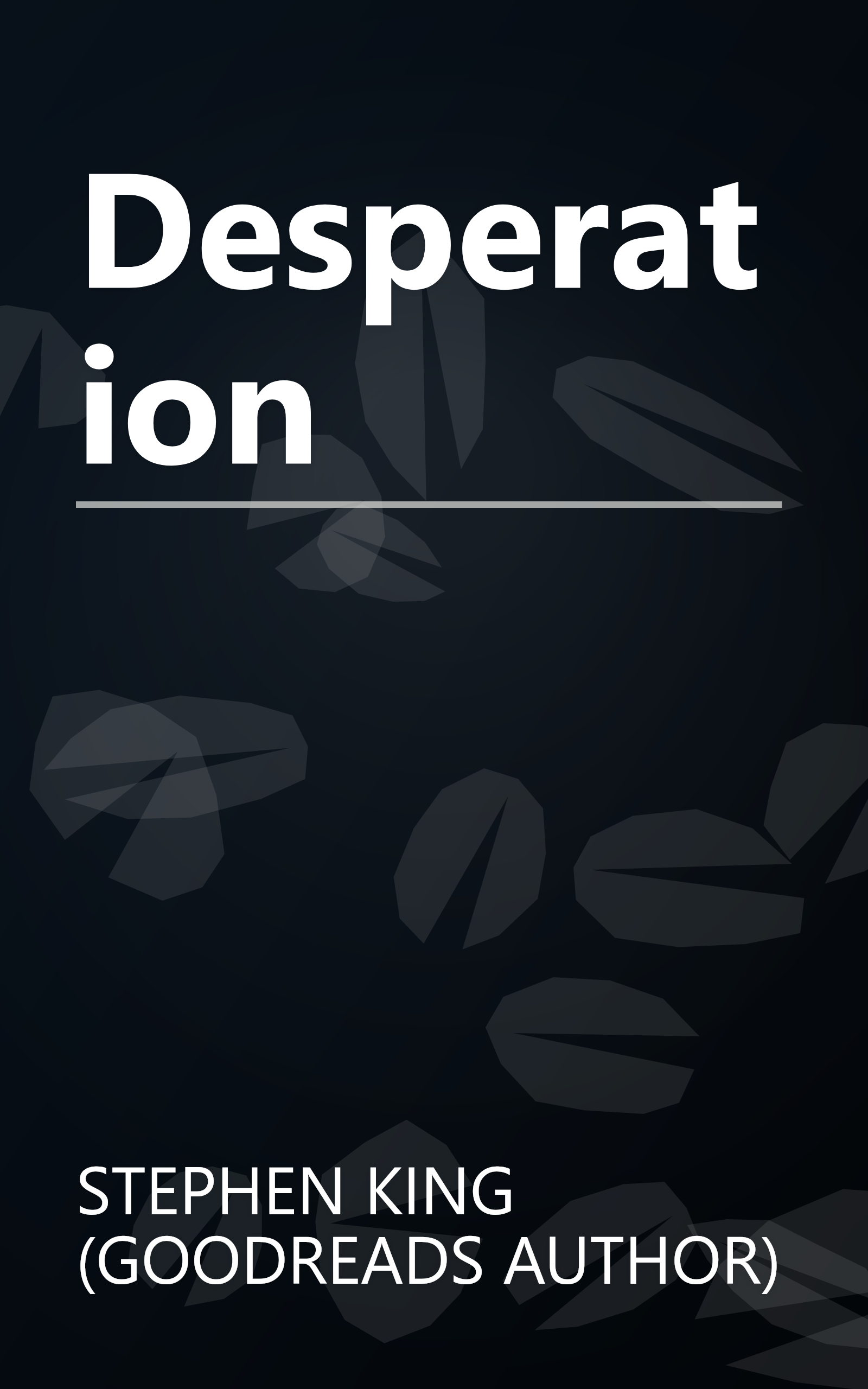 Desperation book cover