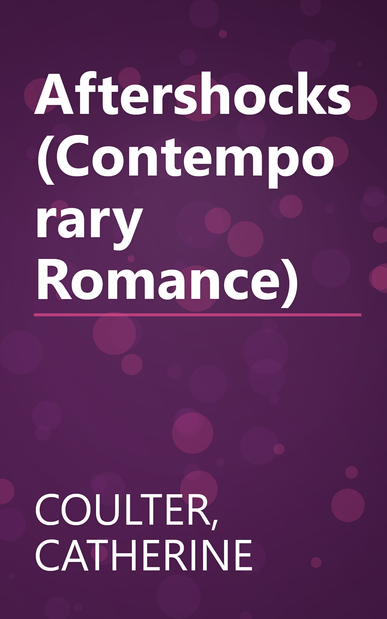 Aftershocks (Contemporary Romance) book cover