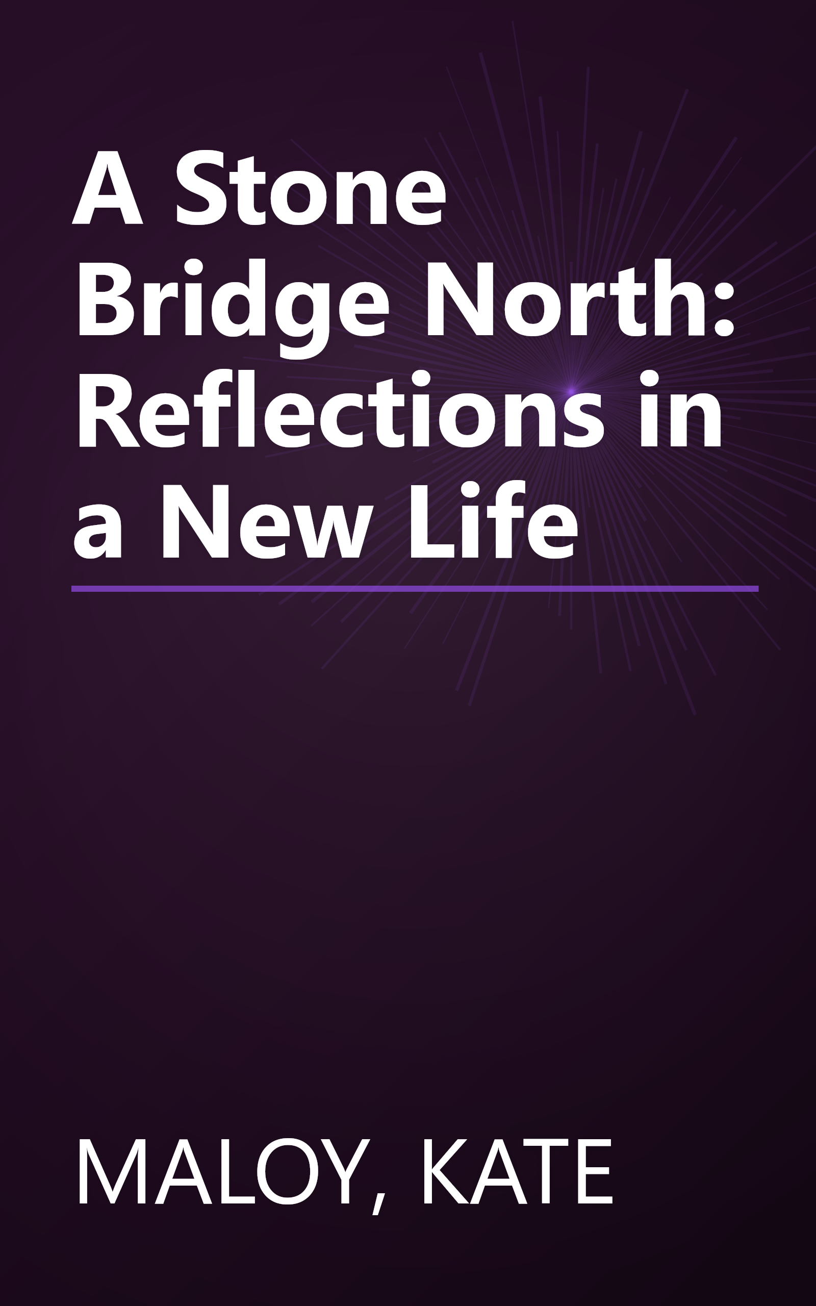 A Stone Bridge North: Reflections in a New Life book cover