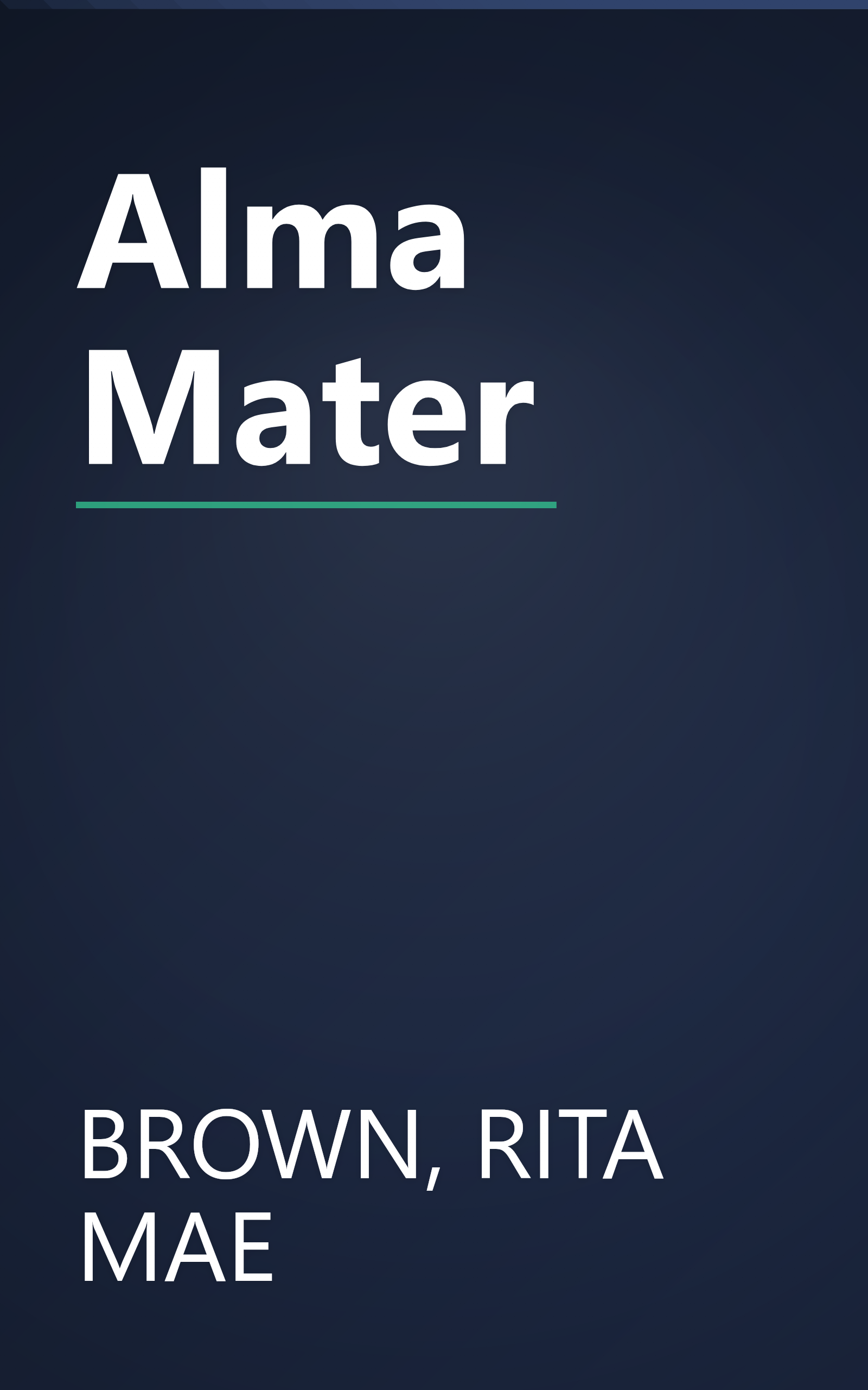Alma Mater book cover