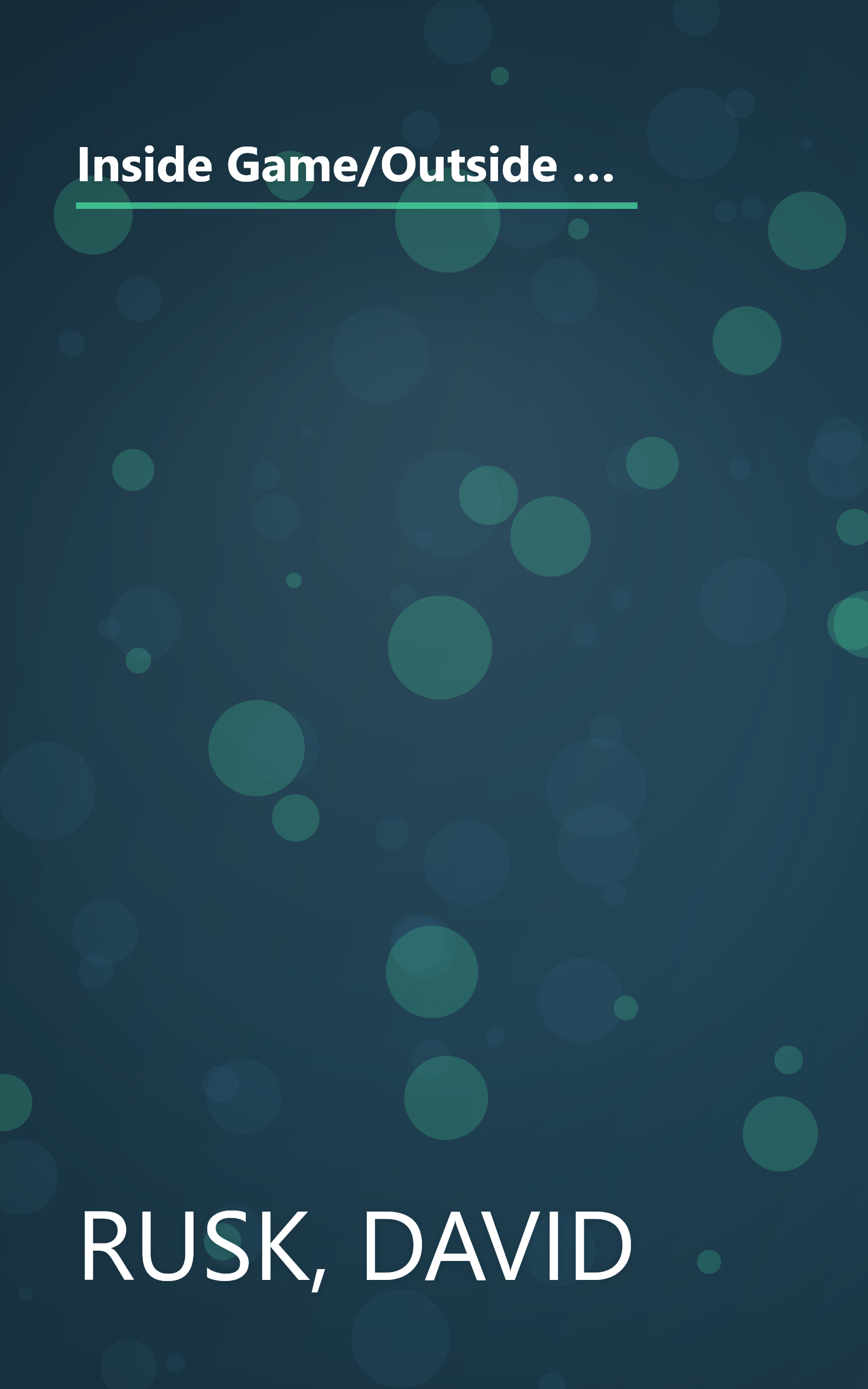 Inside Game/Outside Game: Winning Strategies for Saving Urban America (Century Foundation Books (Brookings Hardcover)) book cover