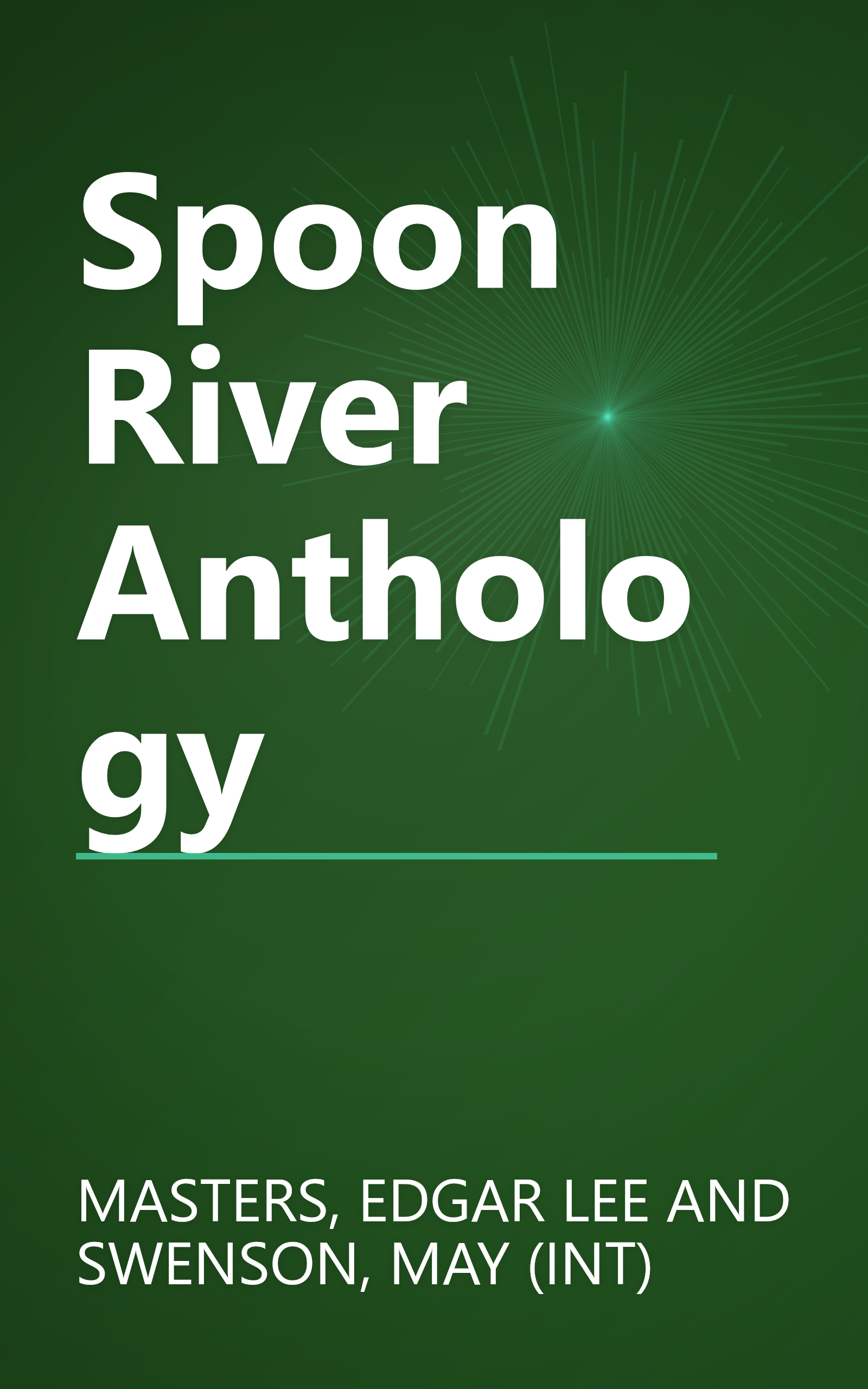 Spoon River Anthology book cover