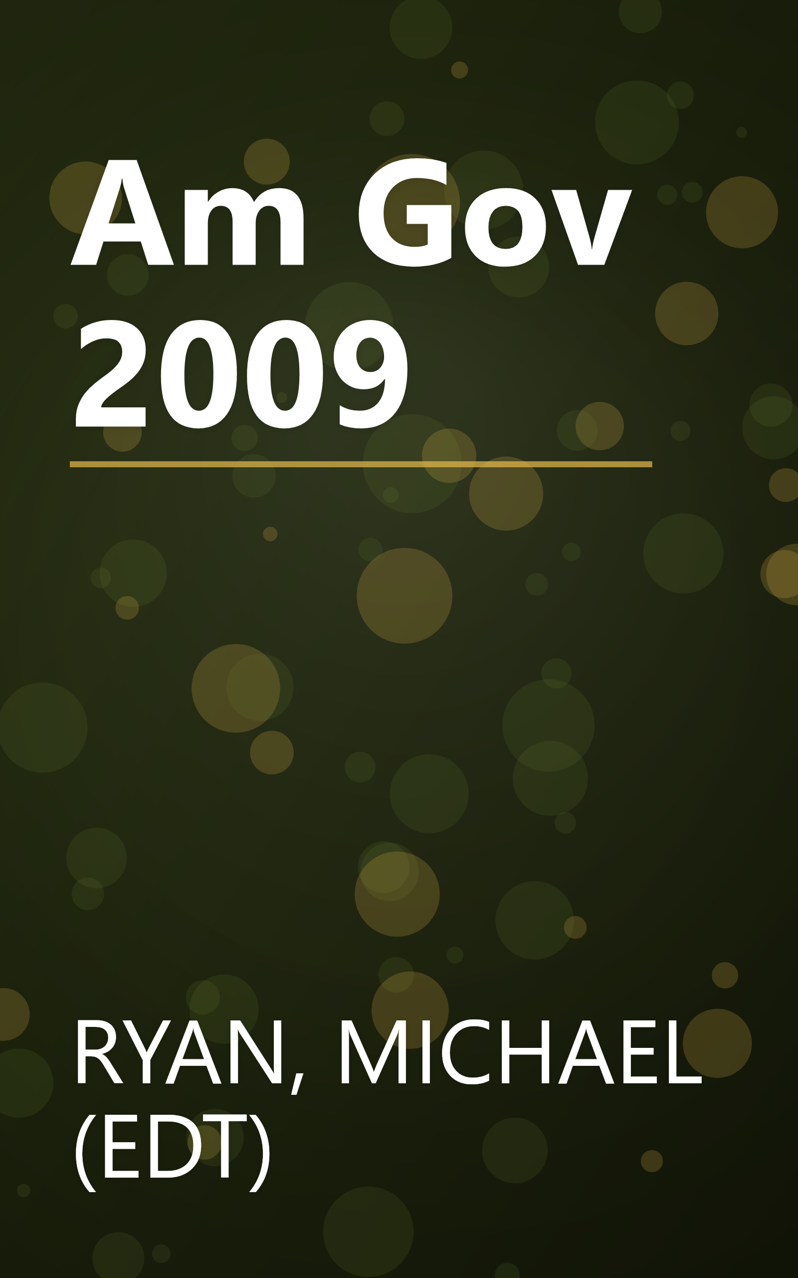 Am Gov 2009 book cover