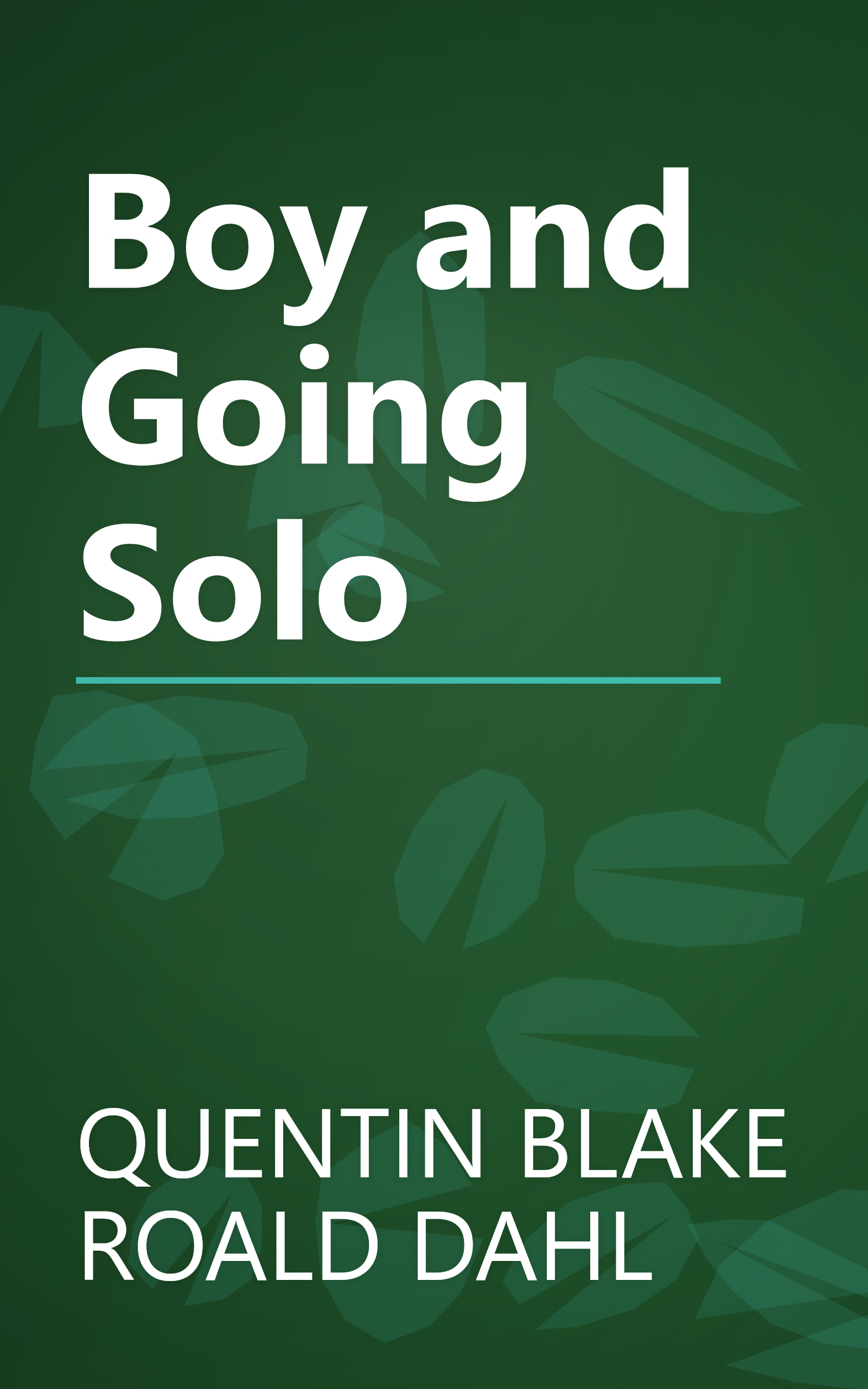 Boy and Going Solo book cover