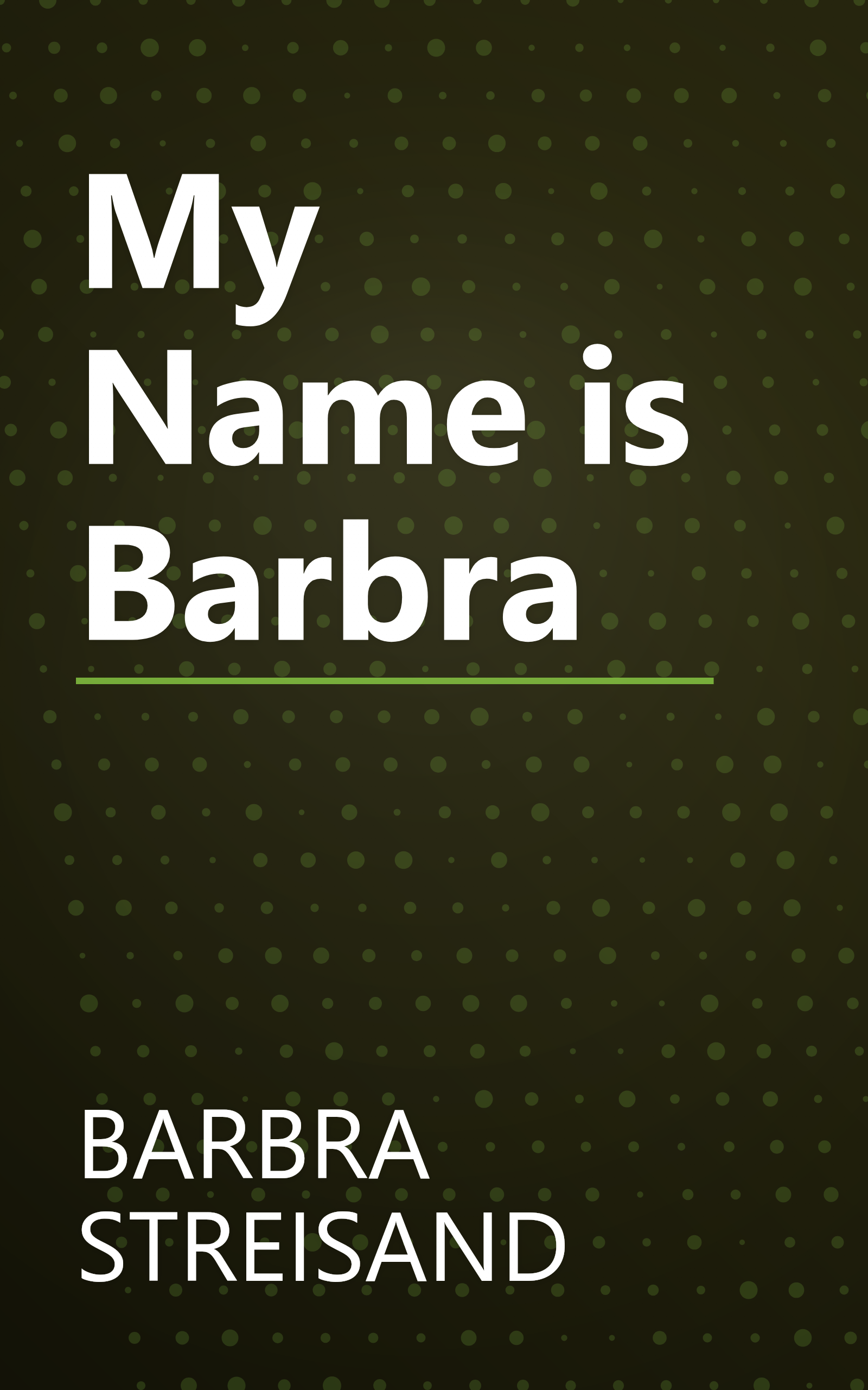 My Name is Barbra book cover