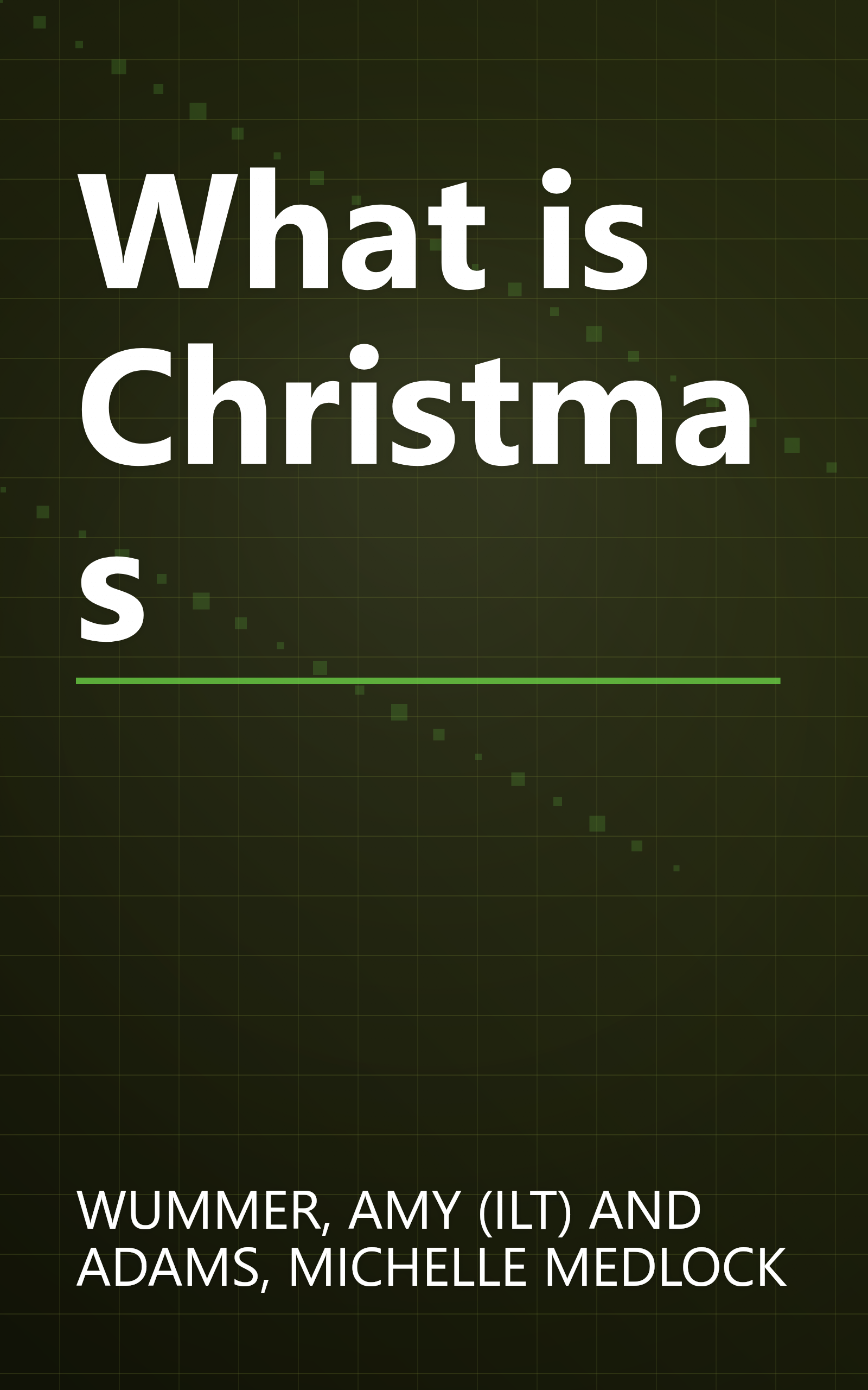 What is Christmas book cover