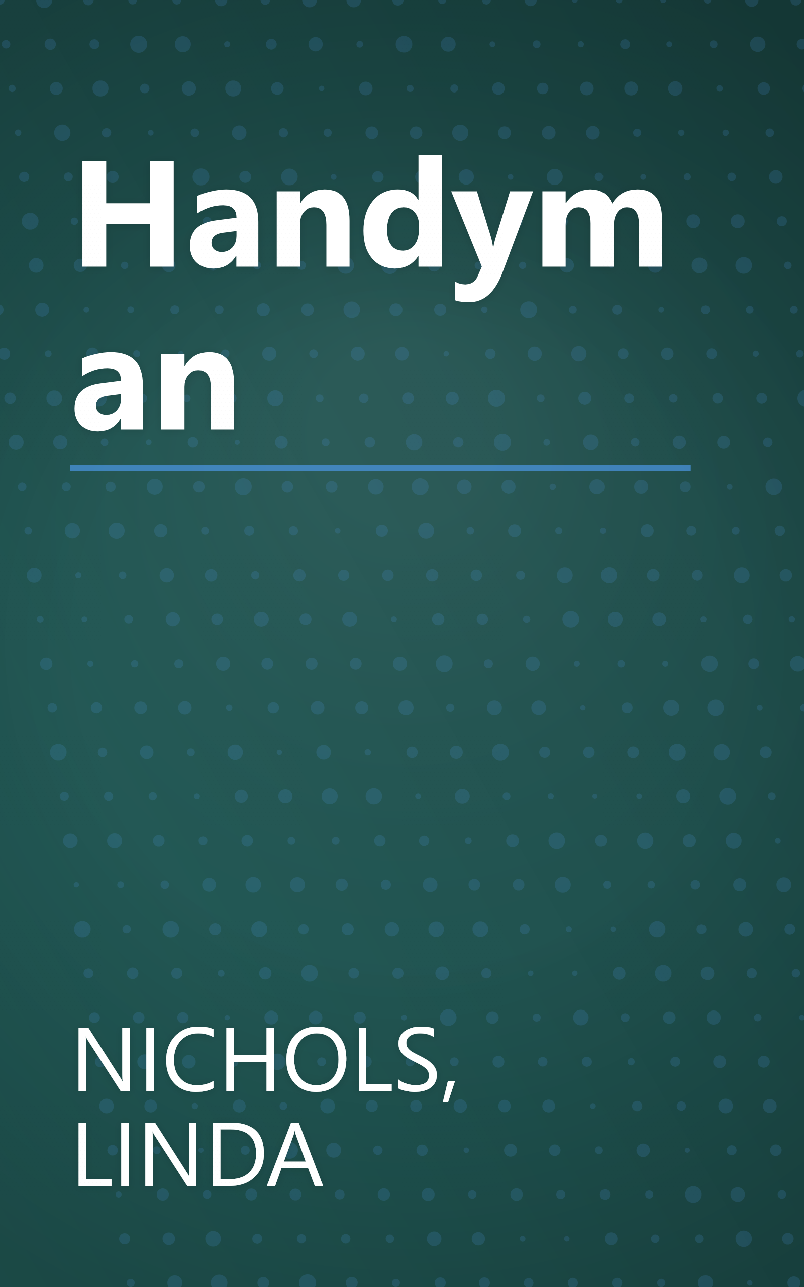 Handyman book cover