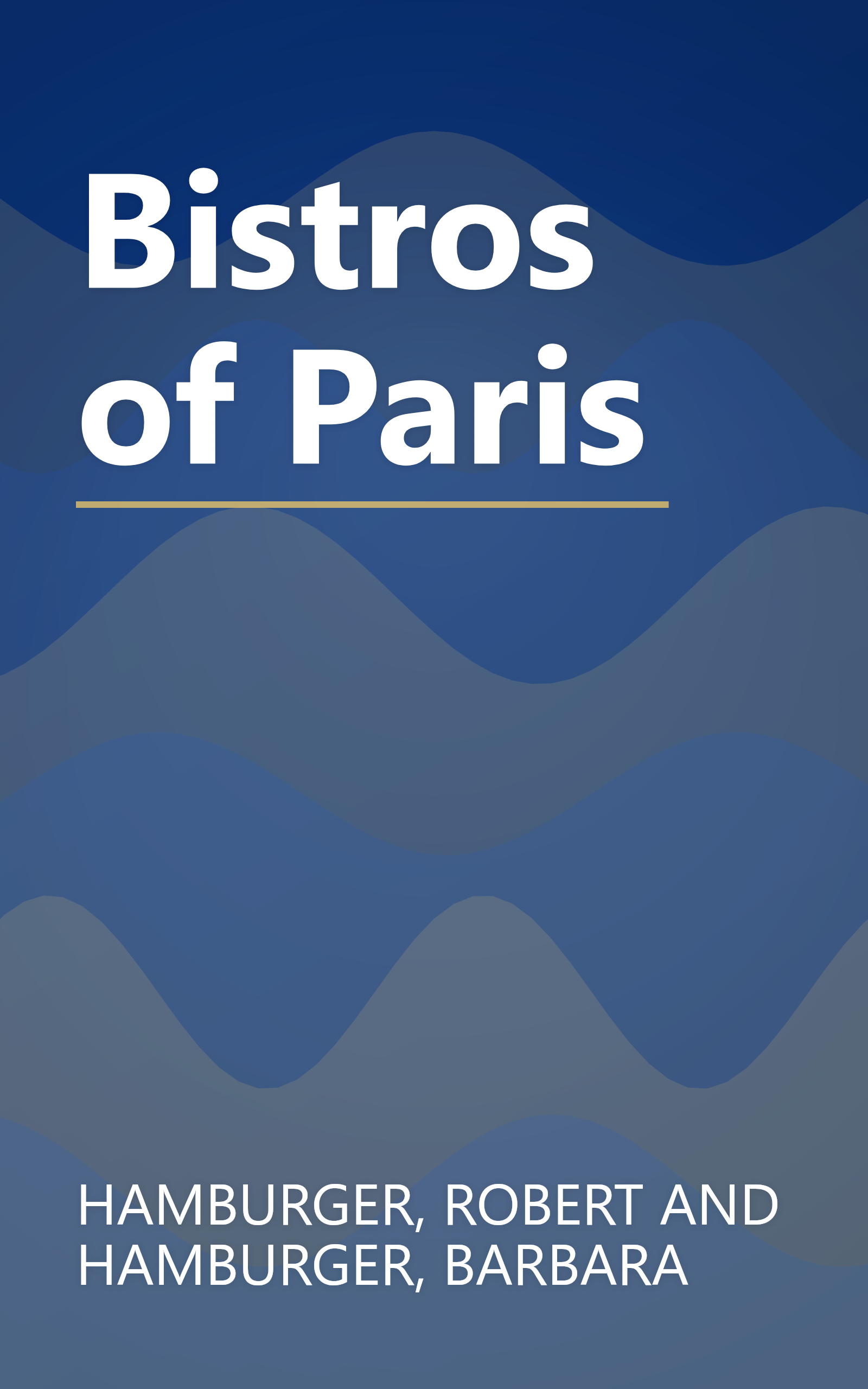Bistros of Paris book cover