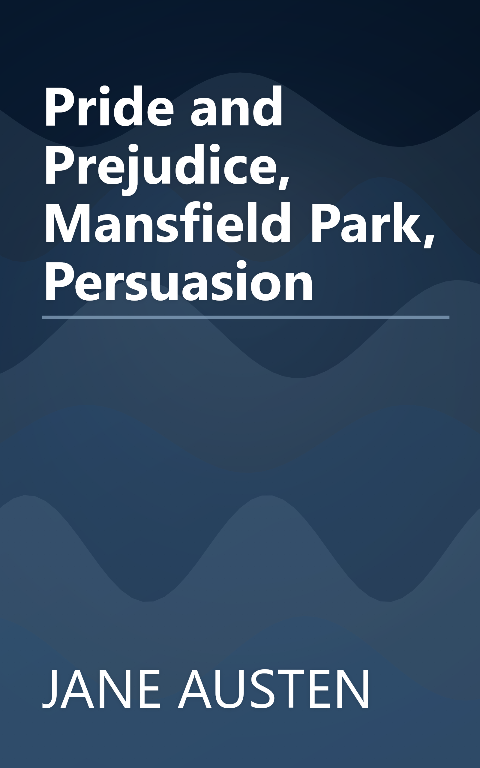 Pride and Prejudice, Mansfield Park, Persuasion book cover
