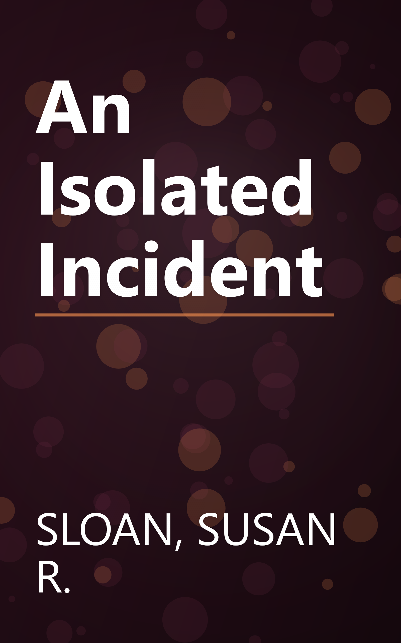 An Isolated Incident book cover