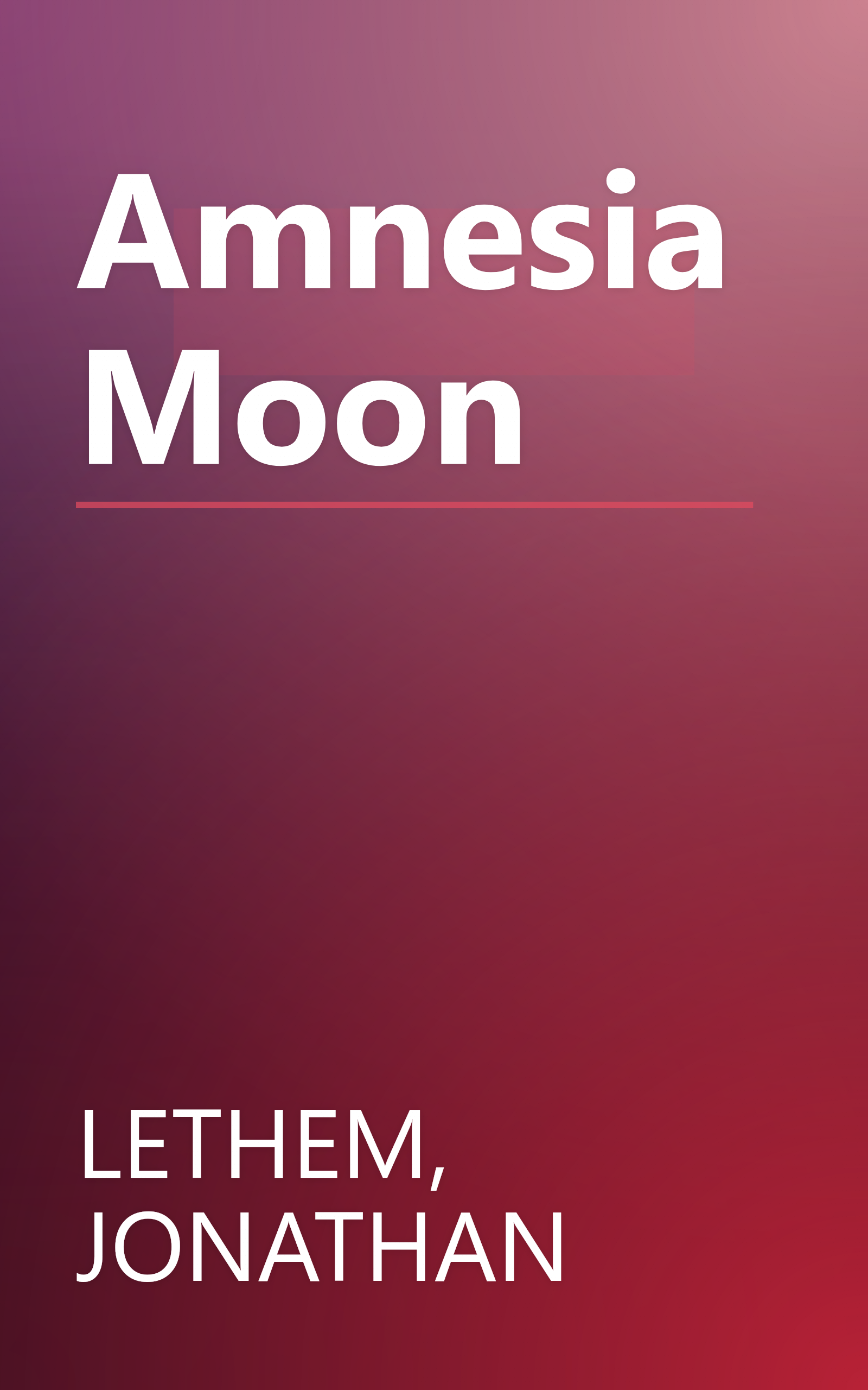 Amnesia Moon book cover