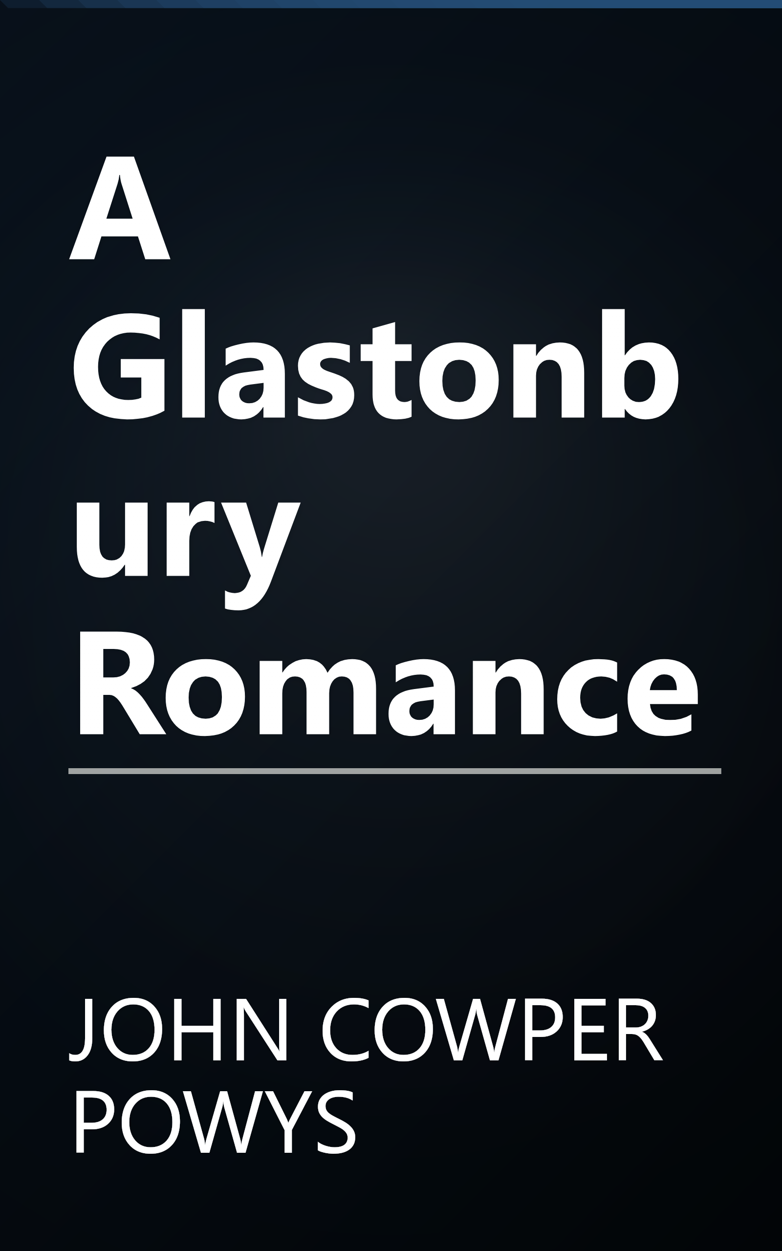 A Glastonbury Romance book cover