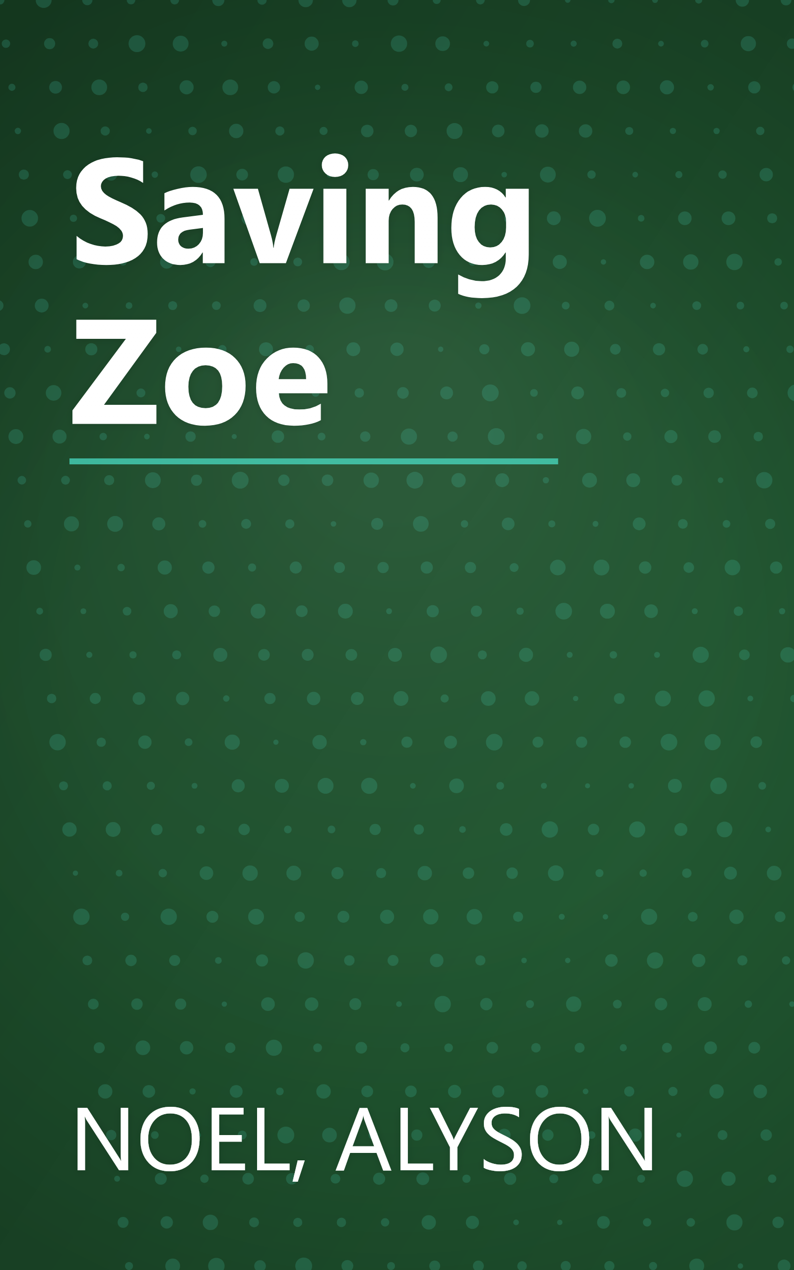 Saving Zoe book cover