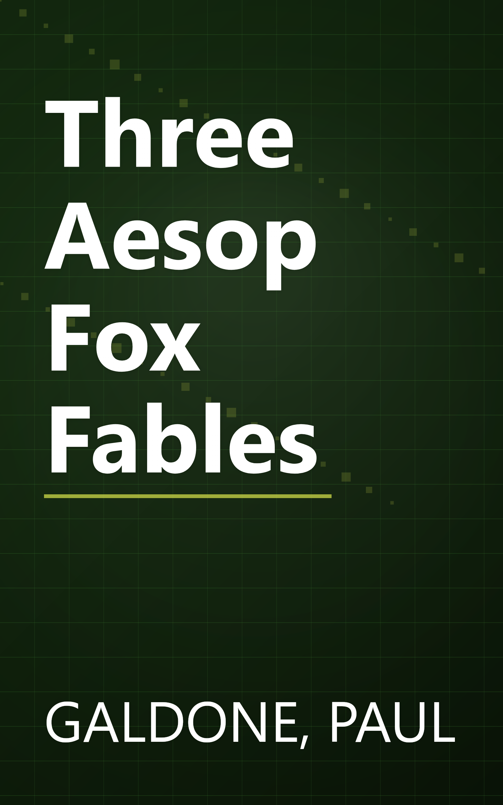 Three Aesop Fox Fables book cover