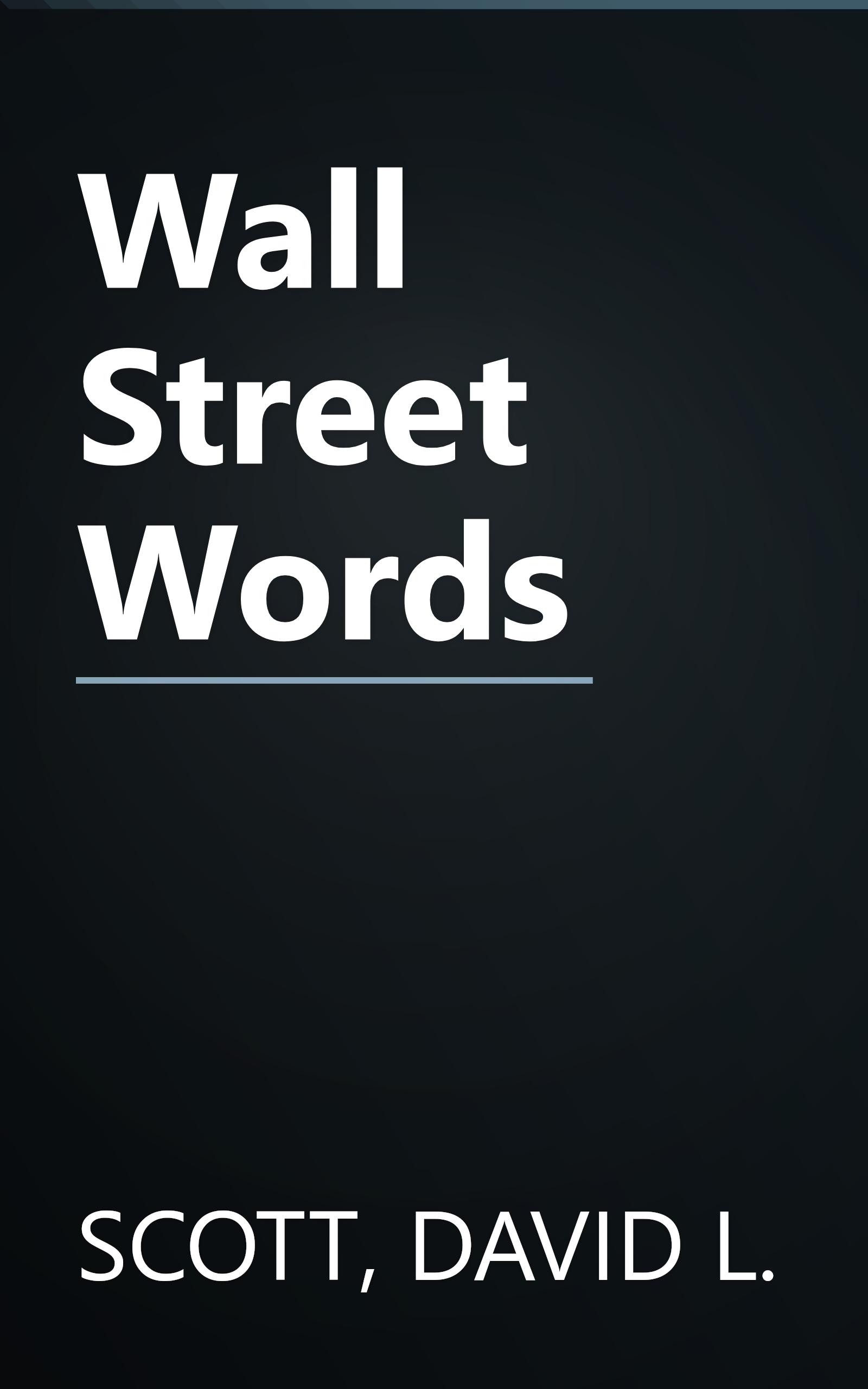 Wall Street Words book cover