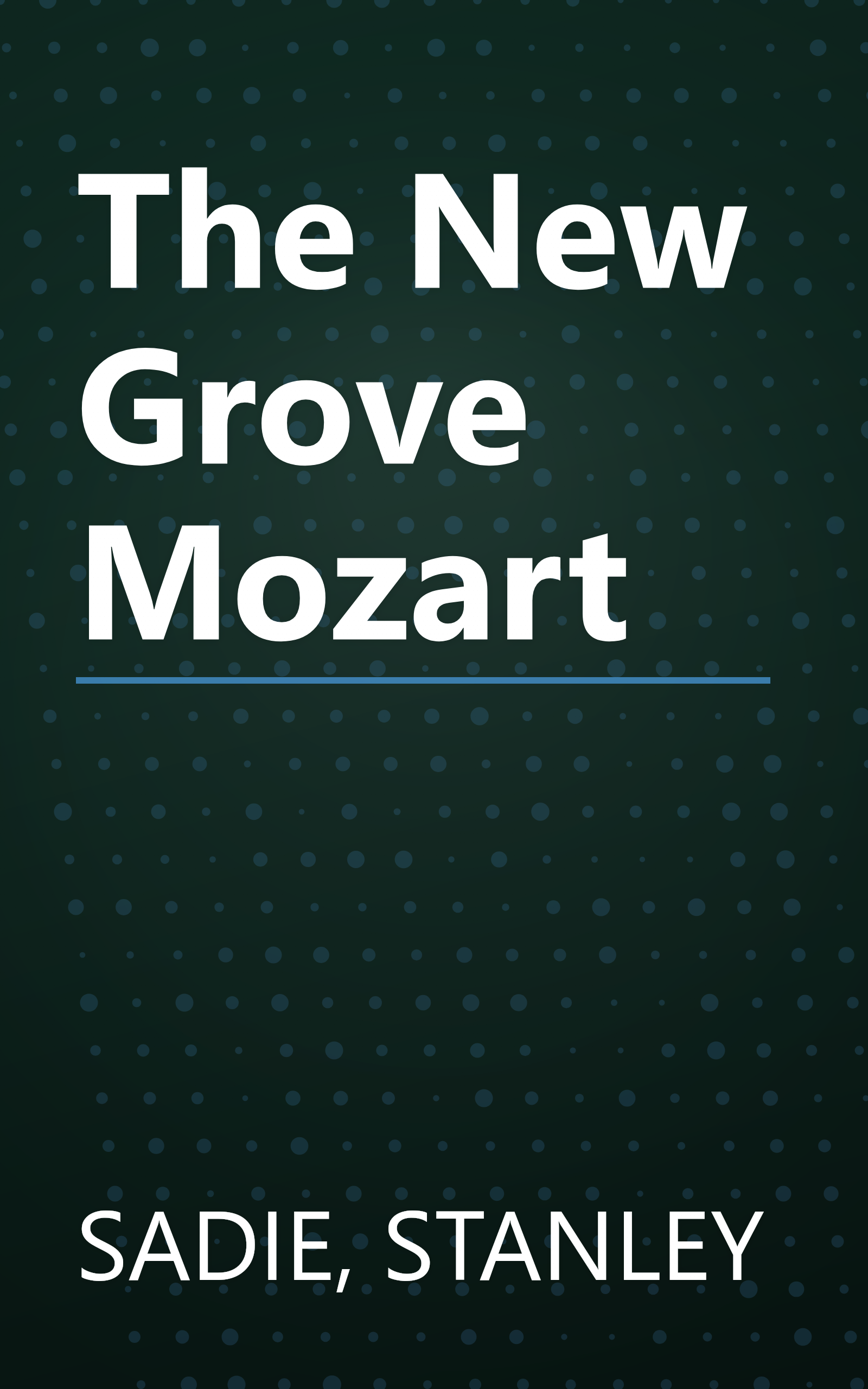 The New Grove Mozart book cover