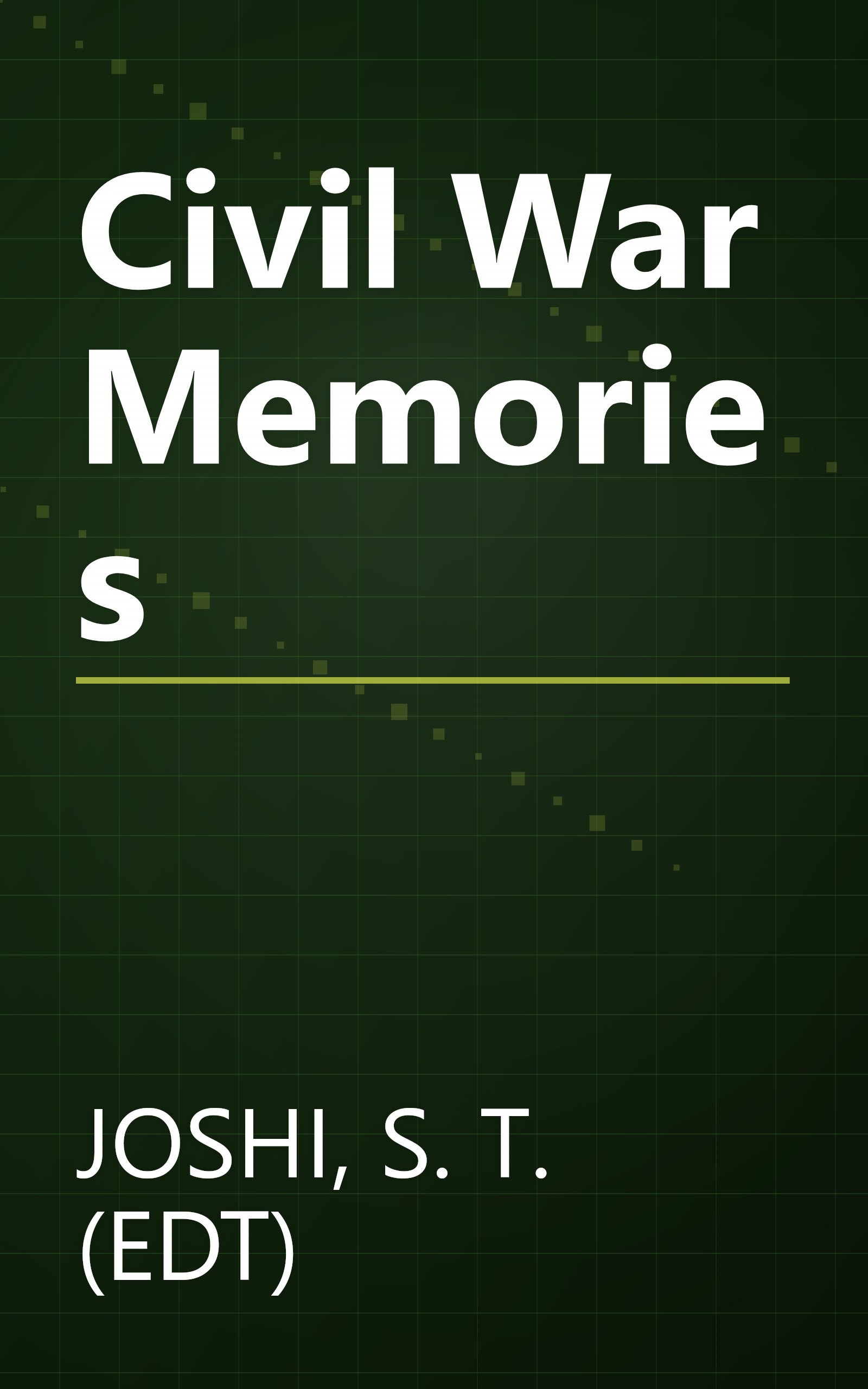 Civil War Memories book cover