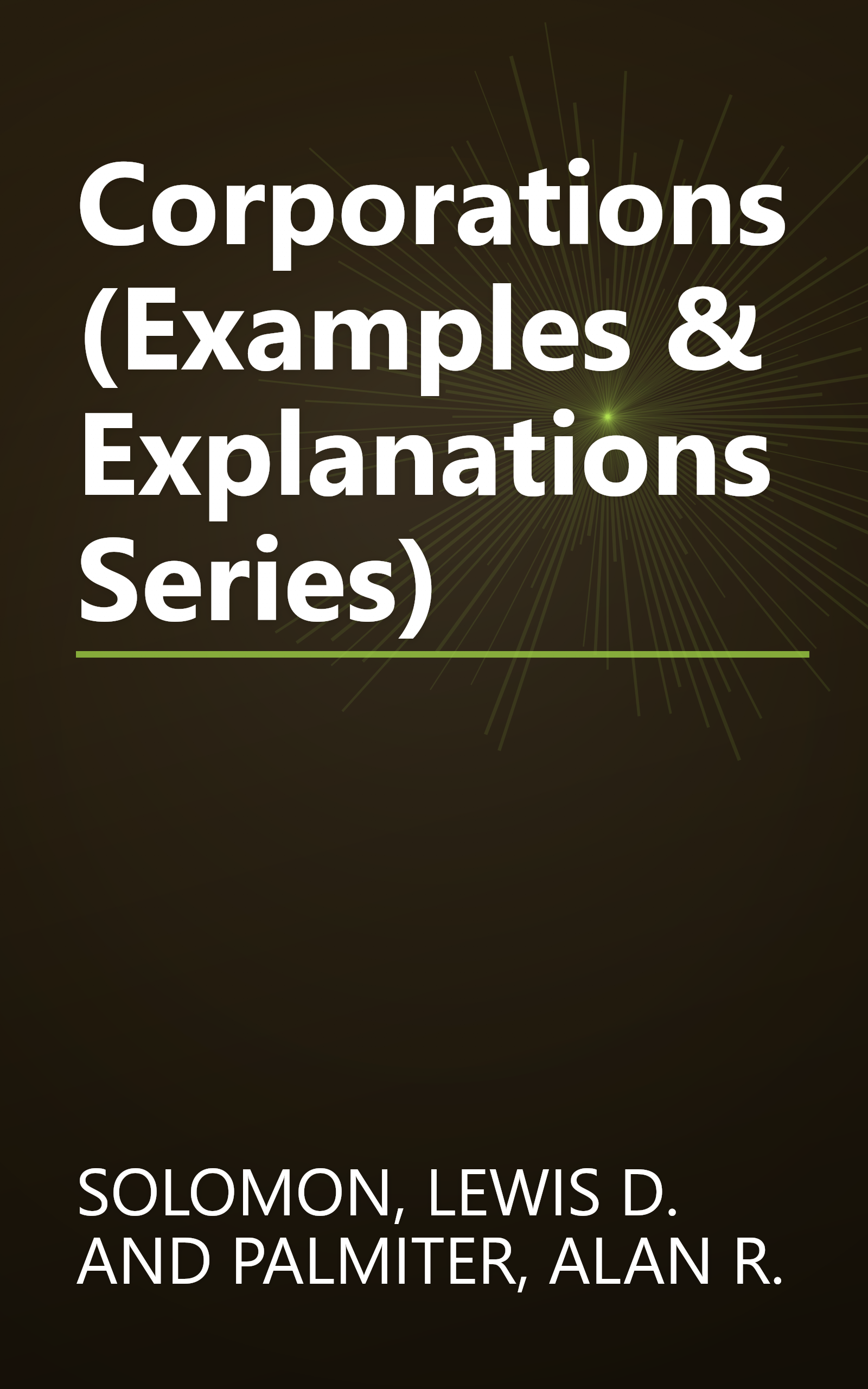 Corporations (Examples & Explanations Series) book cover