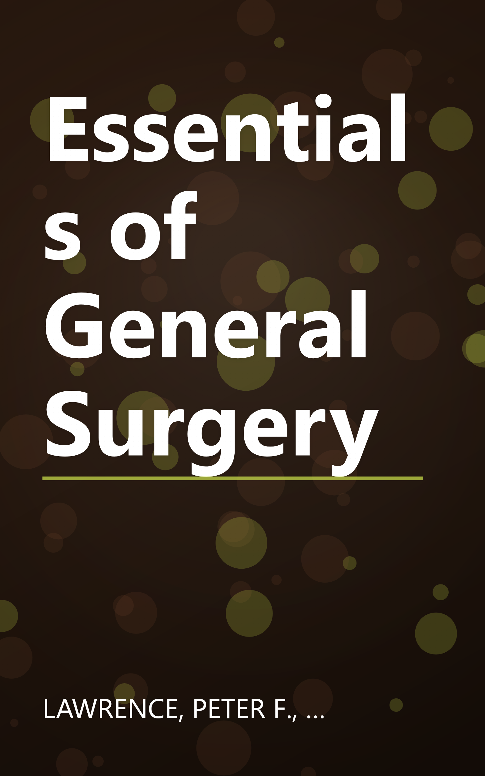 Essentials of General Surgery book cover