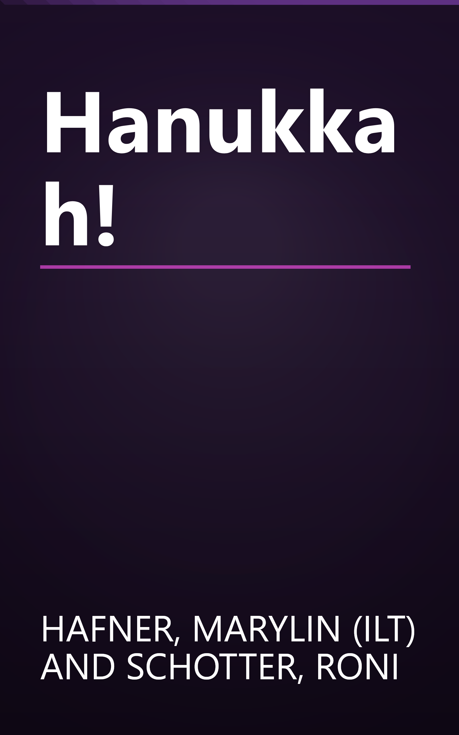 Hanukkah! book cover