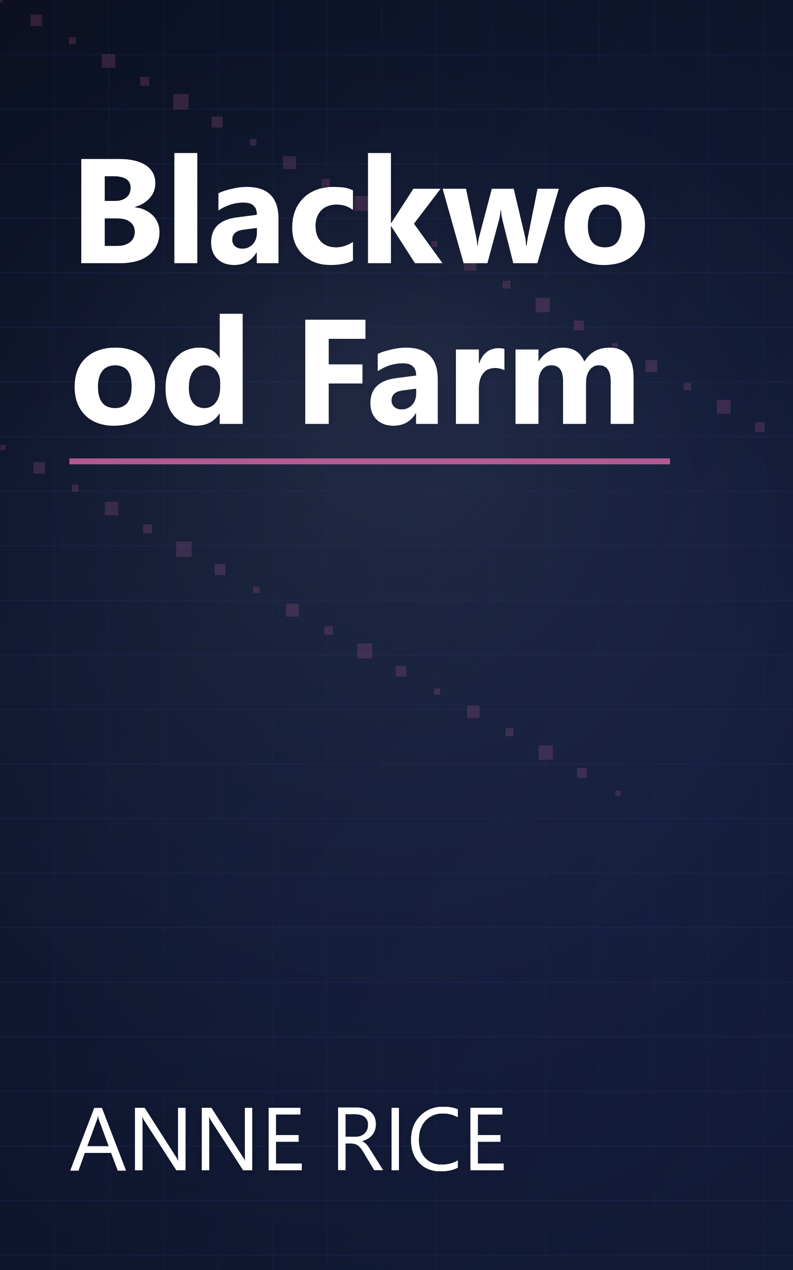 Blackwood Farm book cover