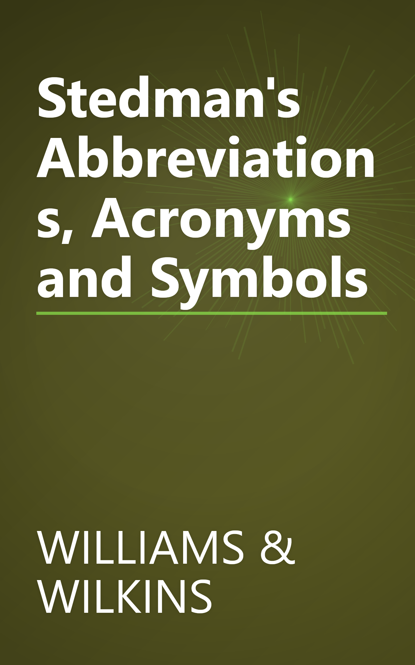 Stedman's Abbreviations, Acronyms and Symbols book cover