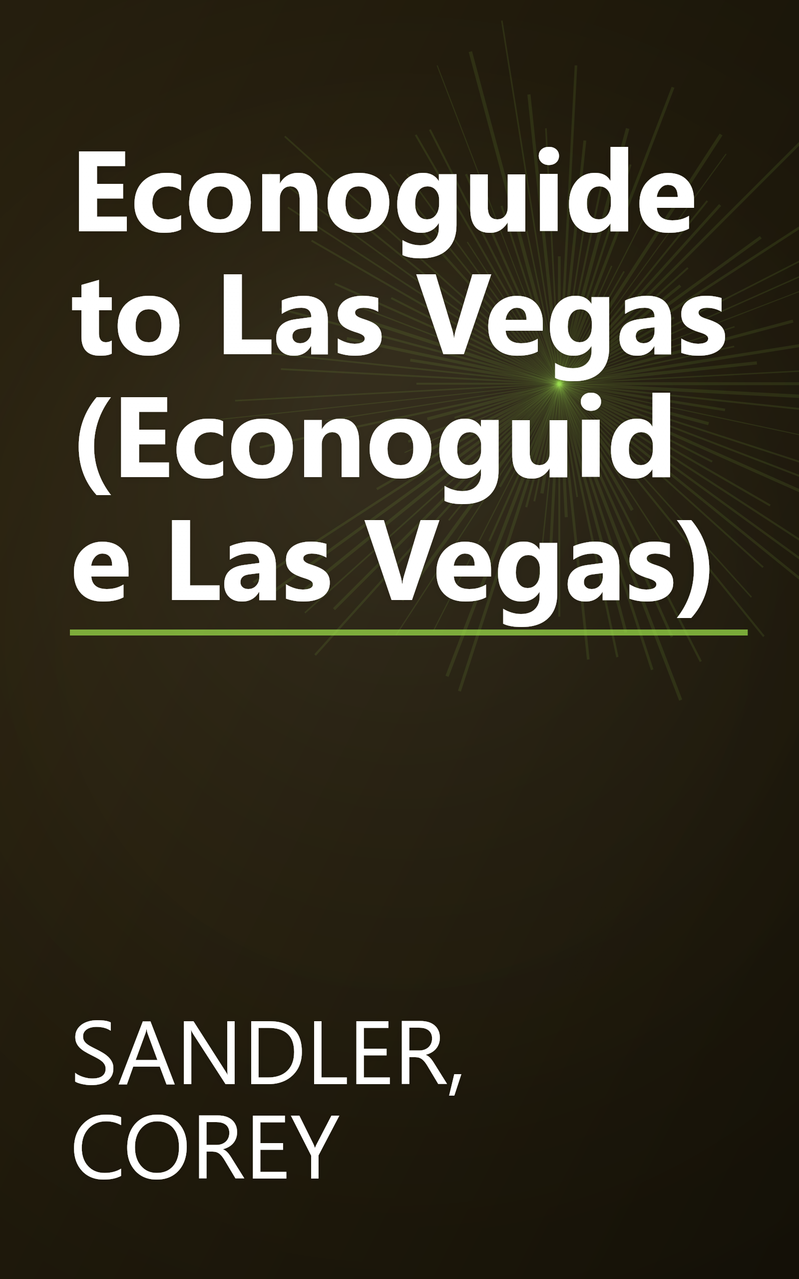 Econoguide to Las Vegas (Econoguide Las Vegas) book cover