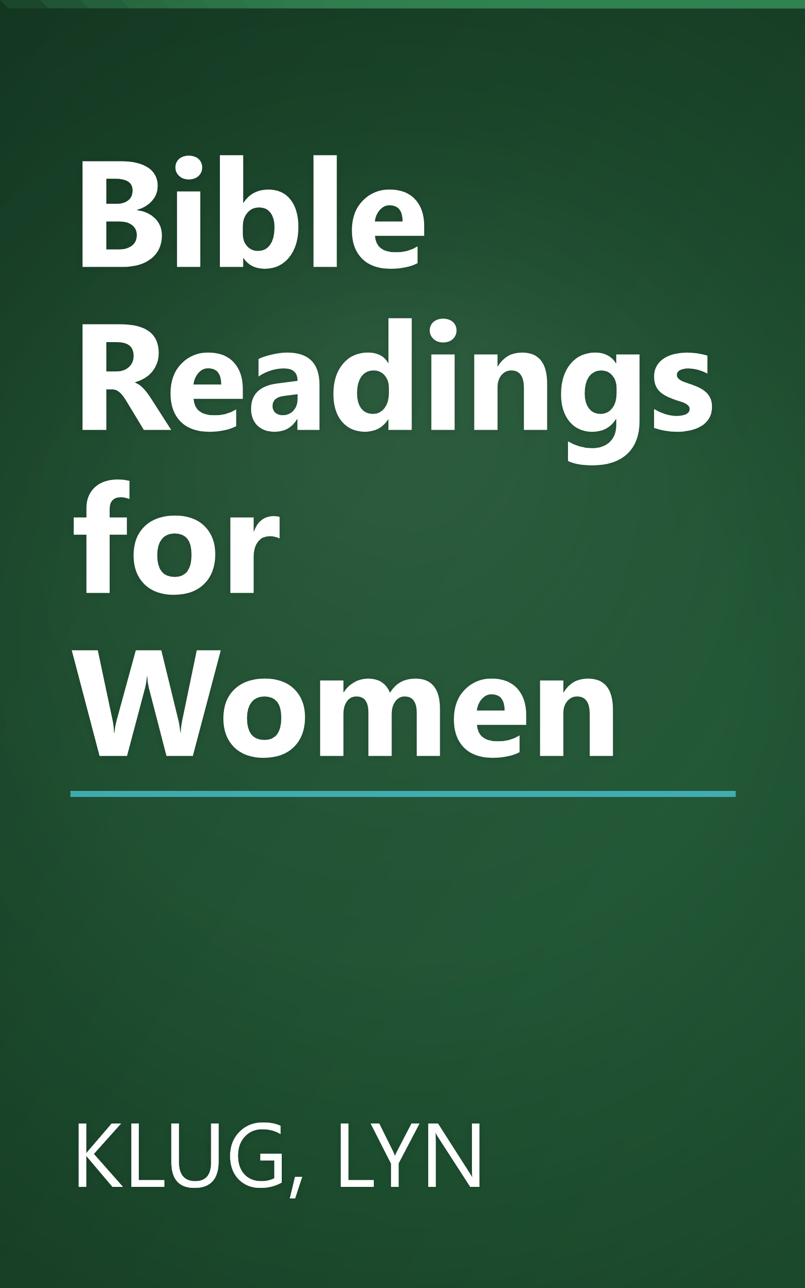 Bible Readings for Women book cover
