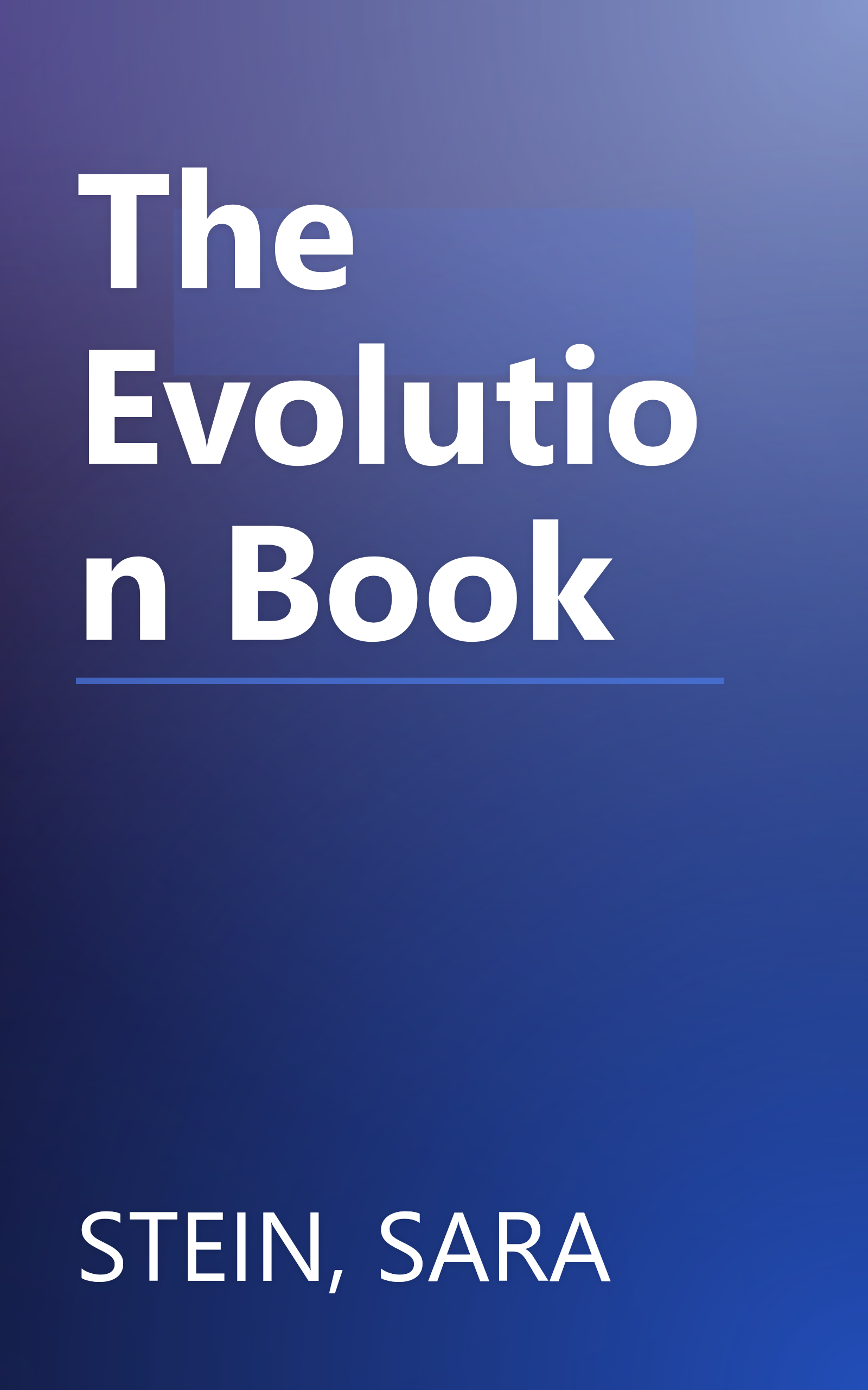 The Evolution Book book cover