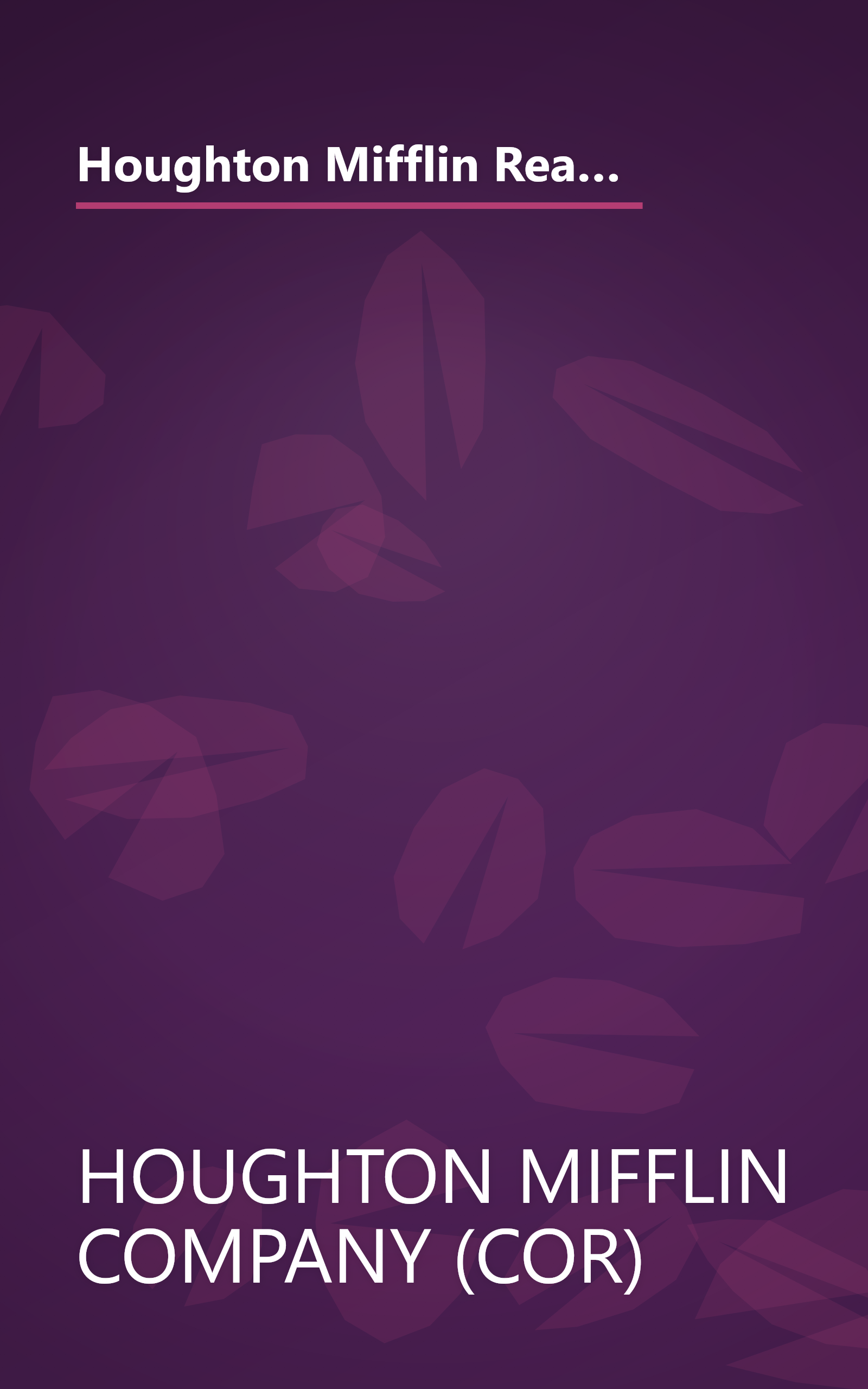 Houghton Mifflin Reading: The Nation's Choice: Theme Paperbacks, Above-Level Grade 4 Theme 3 - The Real Thief book cover