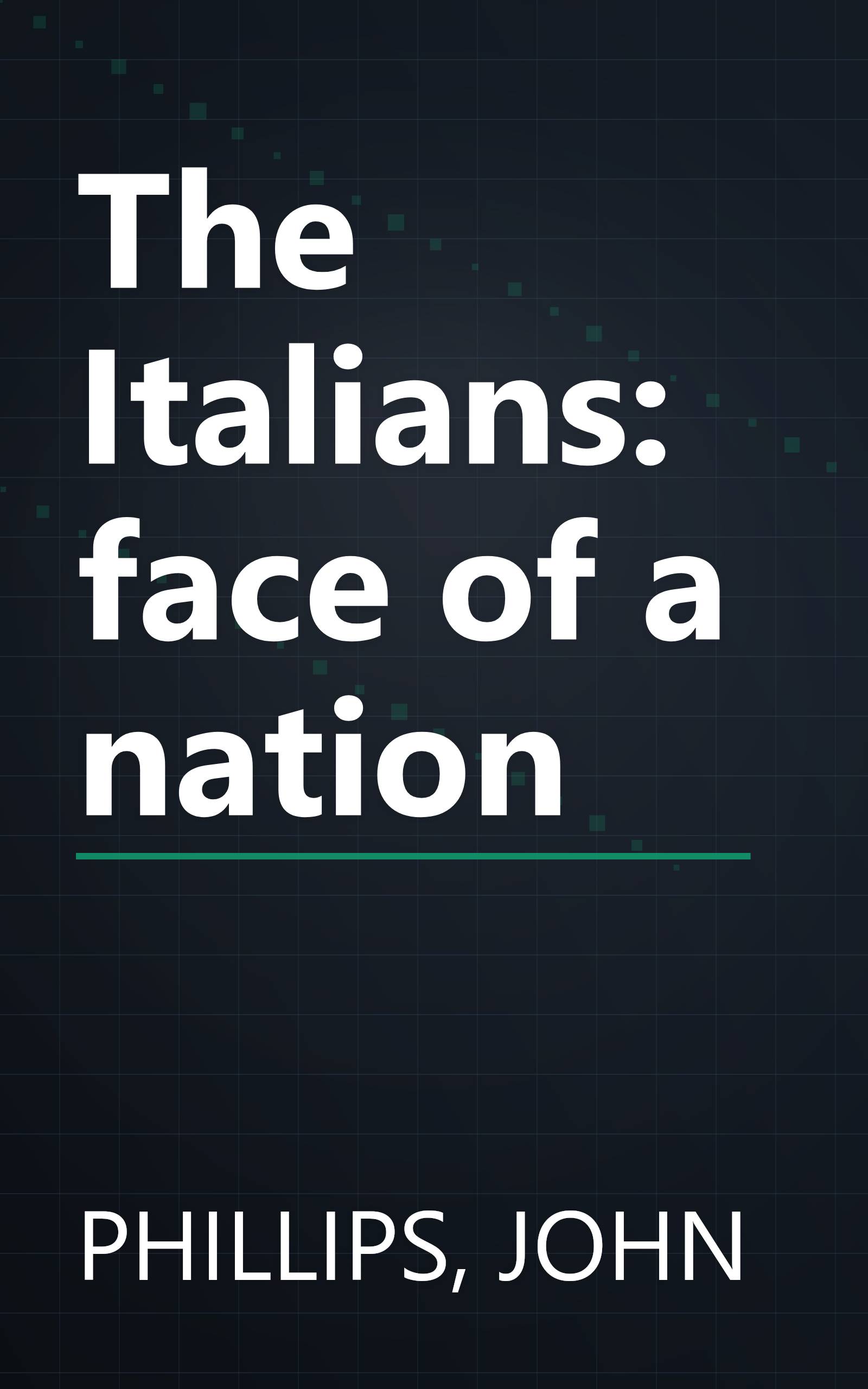 The Italians: face of a nation book cover